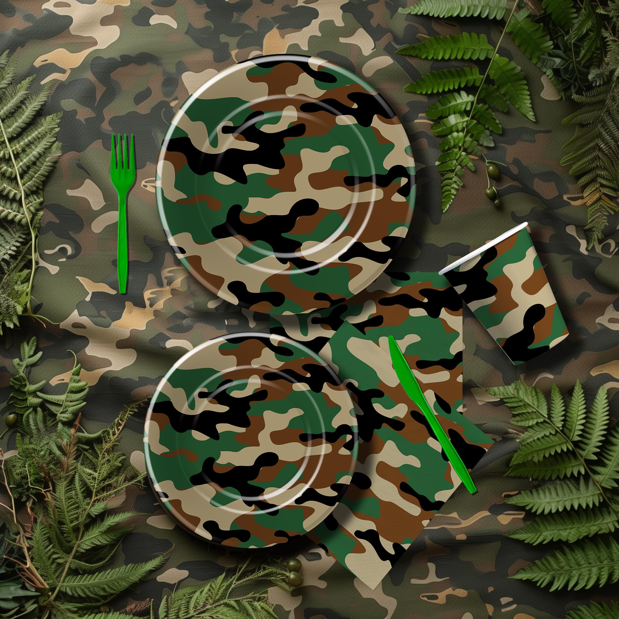 Camouflage Table Decorations Camo Table Runner, Army Military