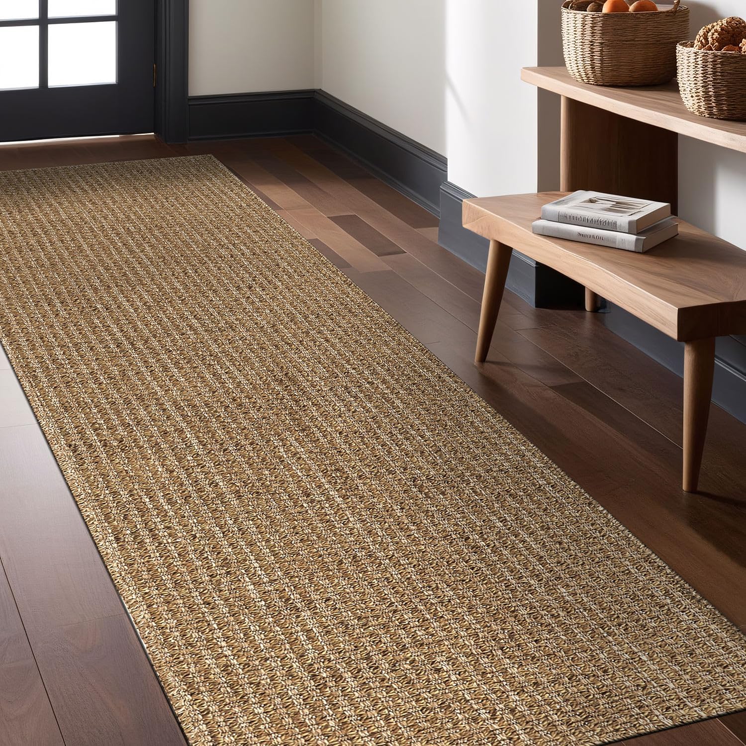 Amazon.com: Luul Home Easy Jute Rugs 2x7 Natural Color Living Room ...