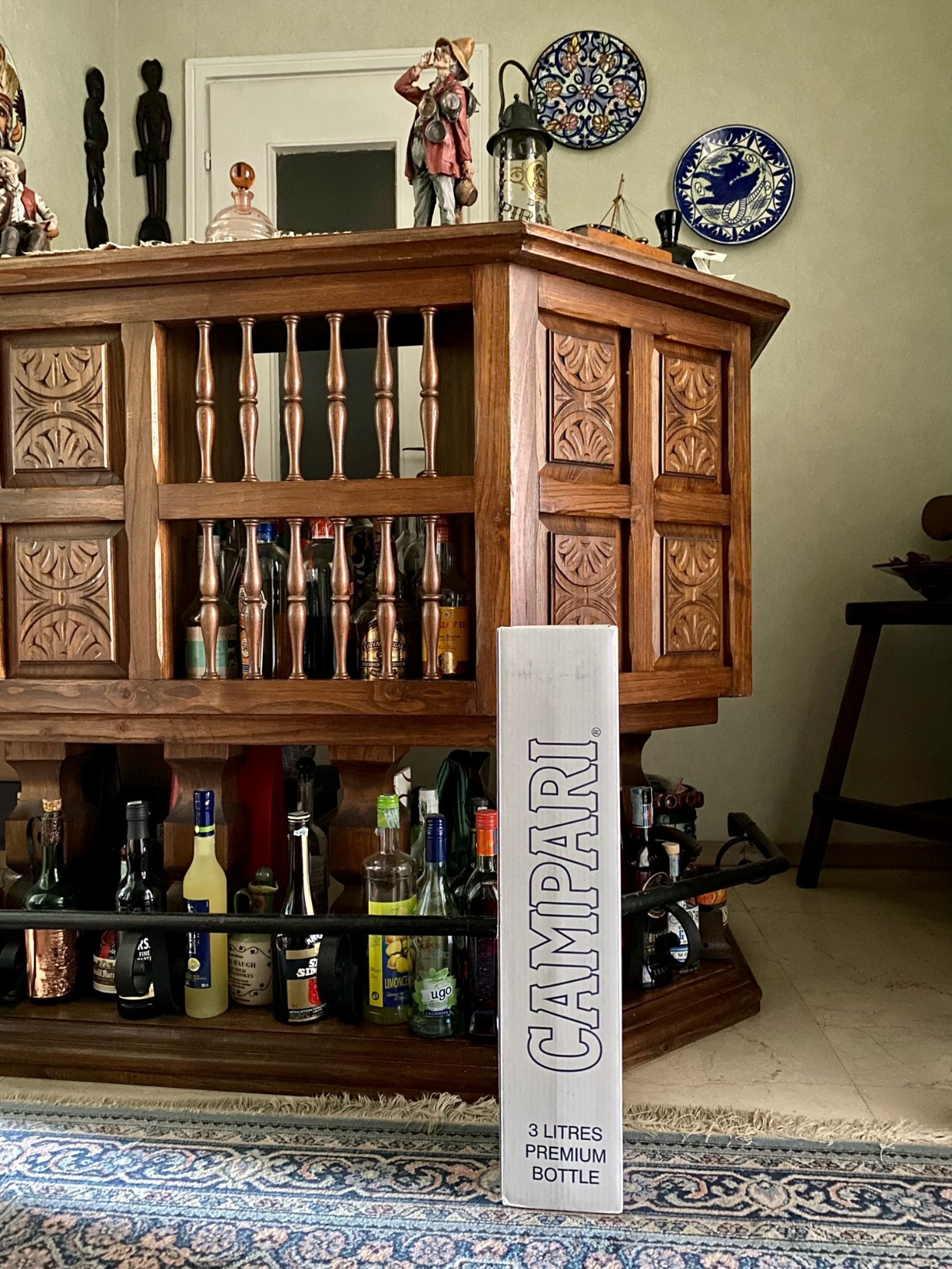 Campari - Bottiglia Magnum da 3L, Aperitivo Bitter Alcolico, 25% Vol ...