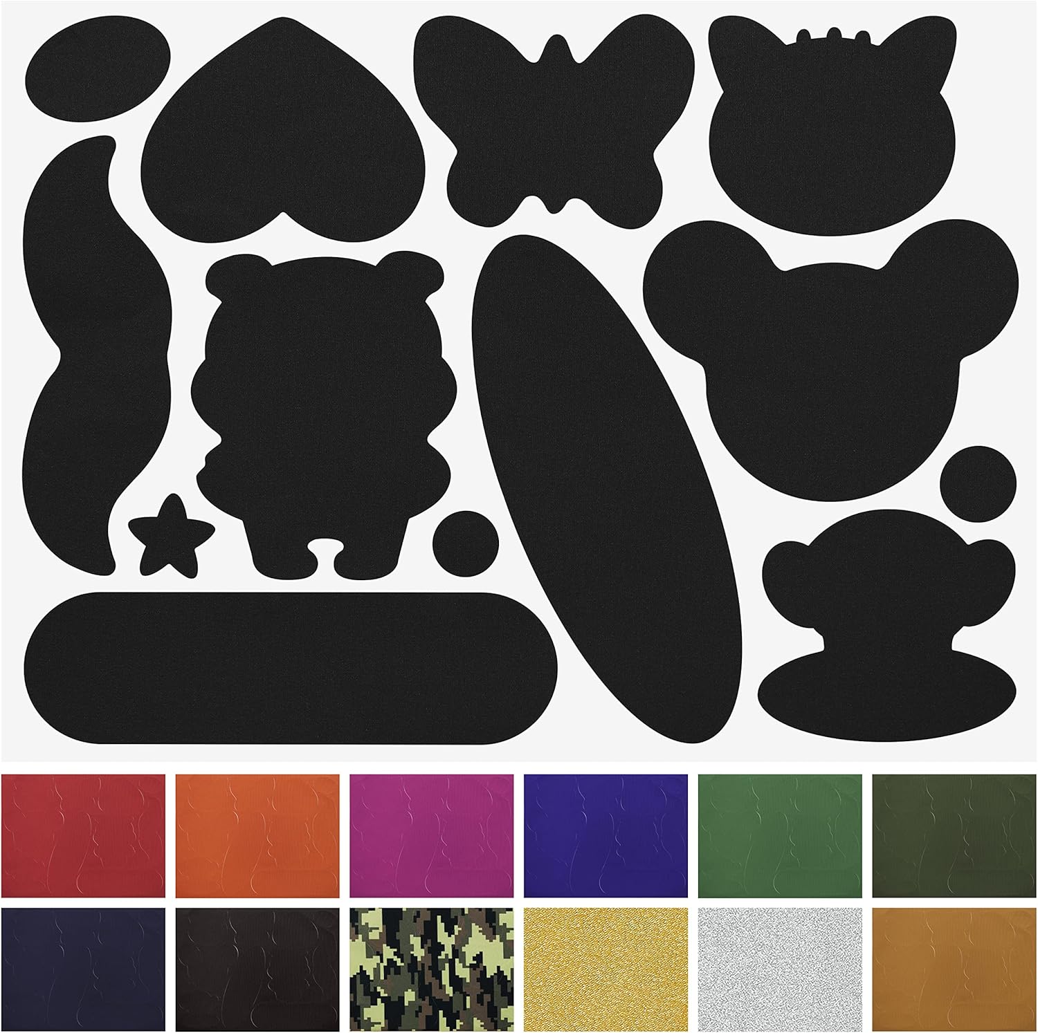 Amazon.com: Azobur Nylon Repair Patches Self Adhesive Vinyl Outdoor ...