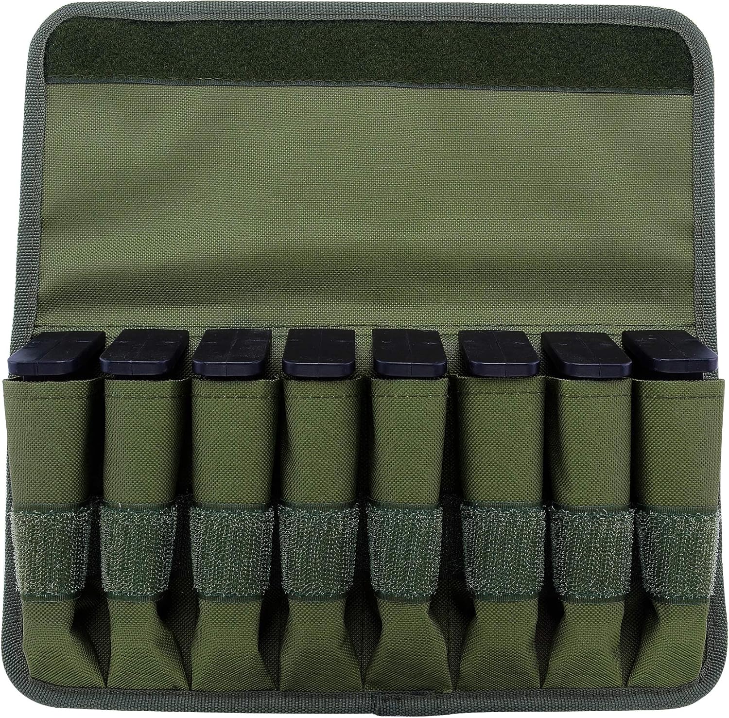 BOOSTEADY Molle 8 Mag Pouch with Cover, Pistol Magazine Storage Pouch ...