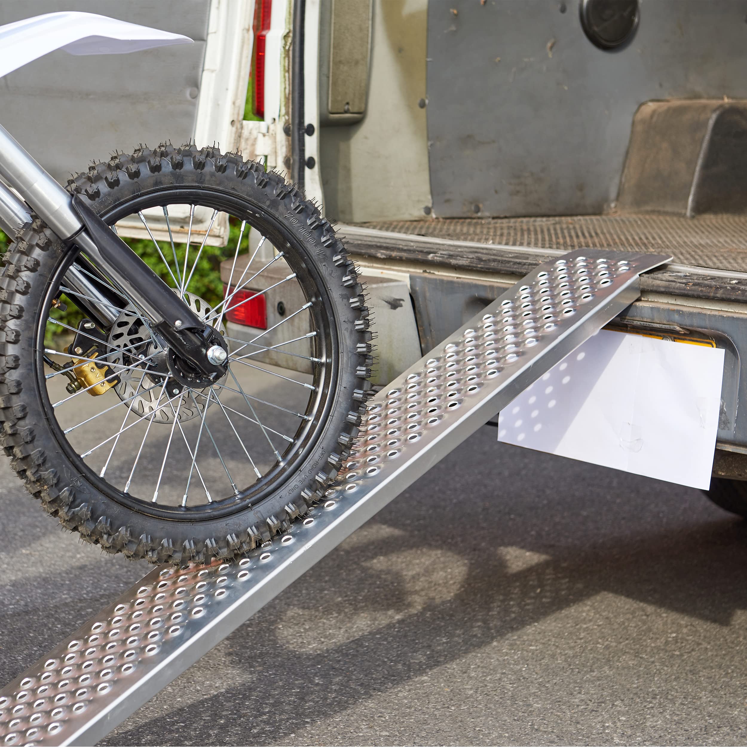 TaiH Leo Lawn Mower Ramps 1 Pair, 63" L x 8.5" W Tailgate Ramp 880LBS ...