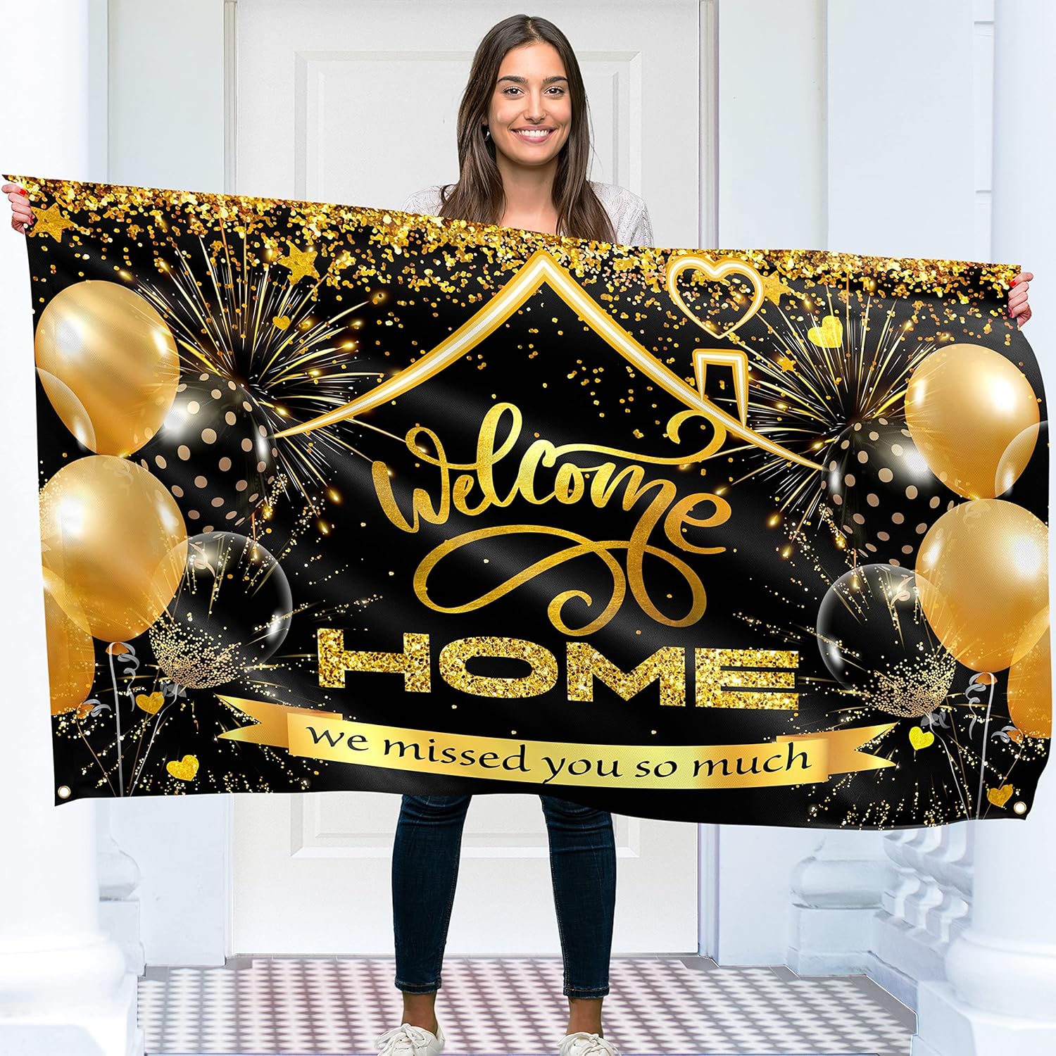 Welcome Home Banner - Welcome Back banner - Welcome Home decorations ...