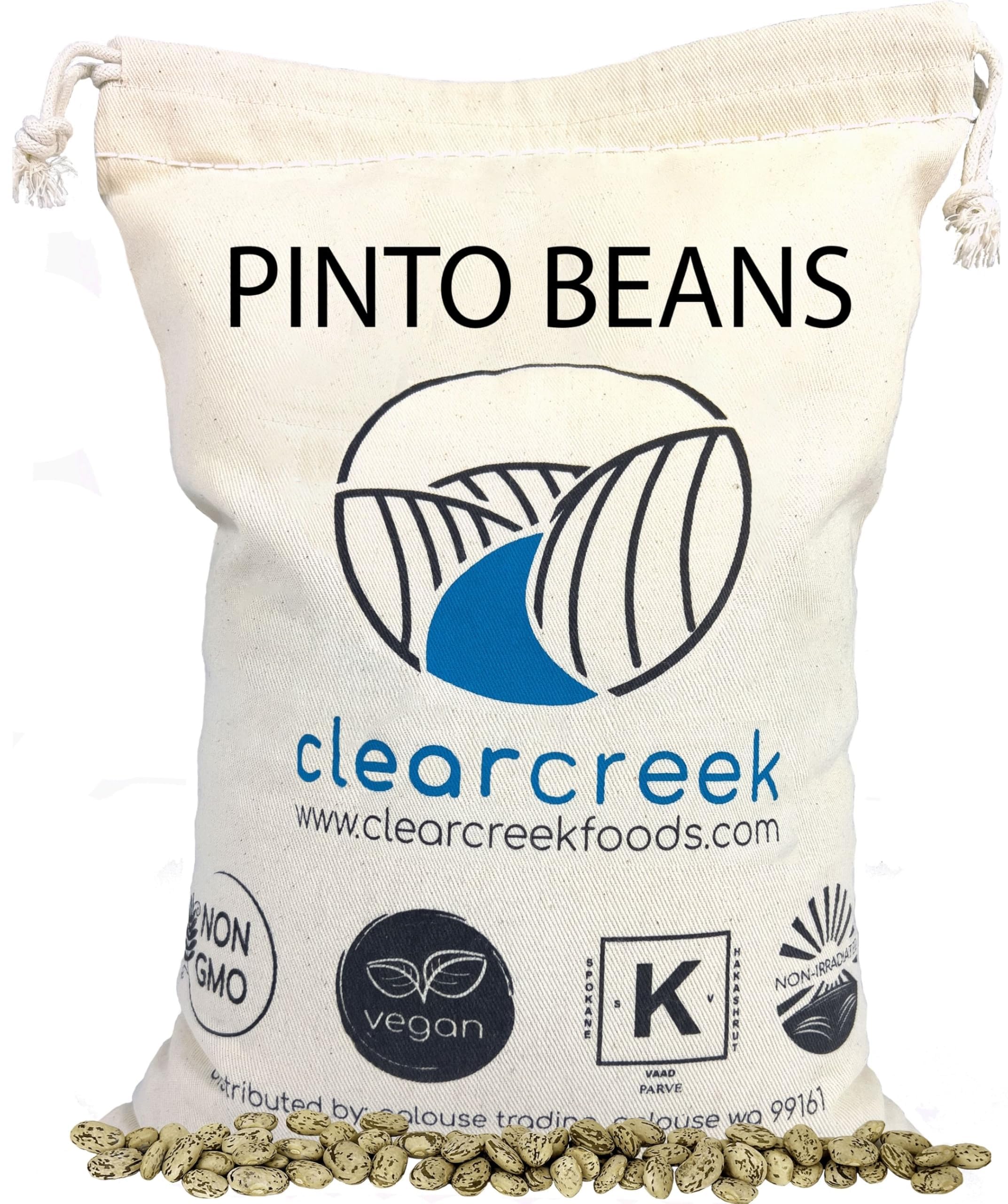 Amazon.com : Certified Glyphosate Residue Free Pinto Beans | 4 lbs ...
