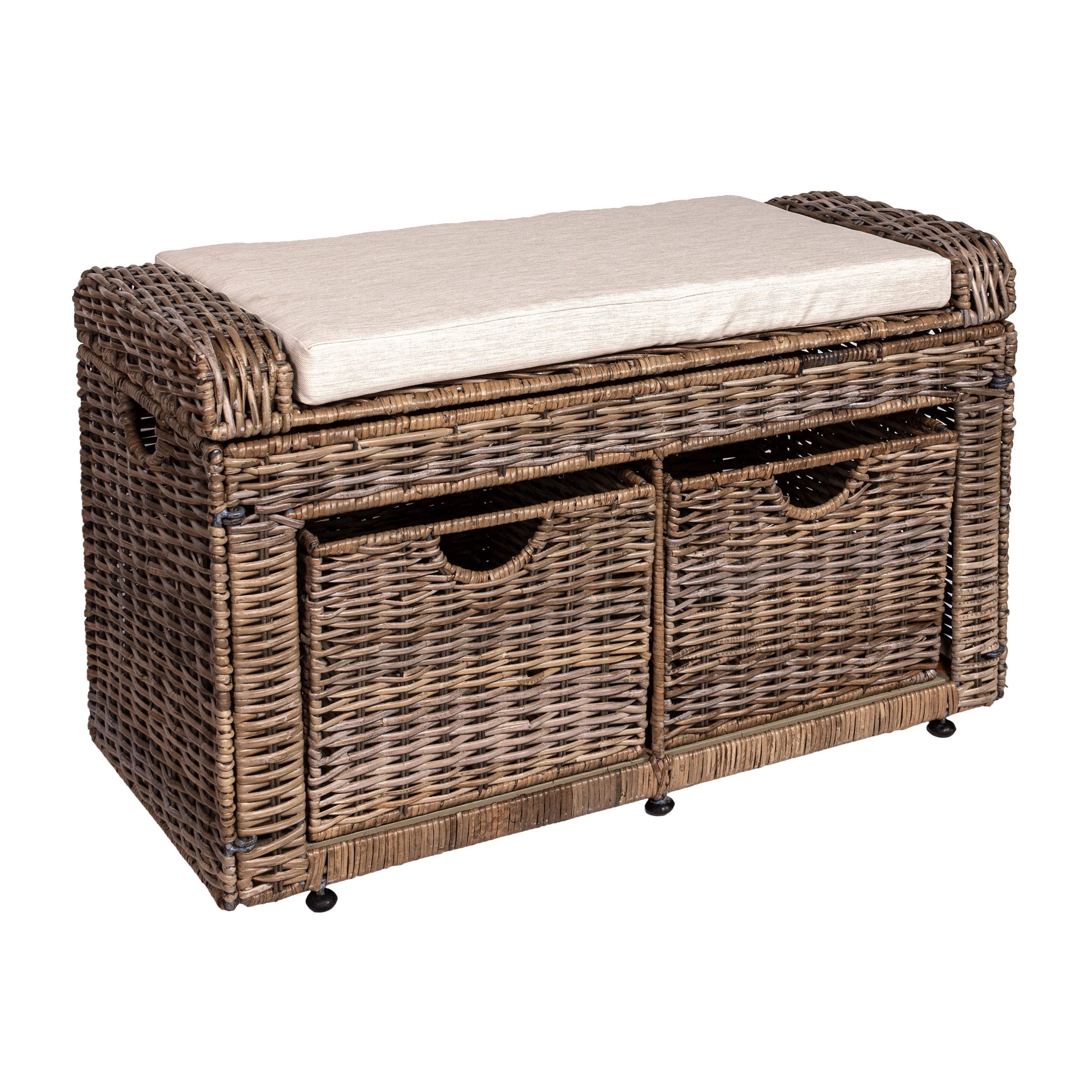 Amazon.com: happimess HPM9104A Palermo 34.50" 2 Drawer Wicker Storage ...