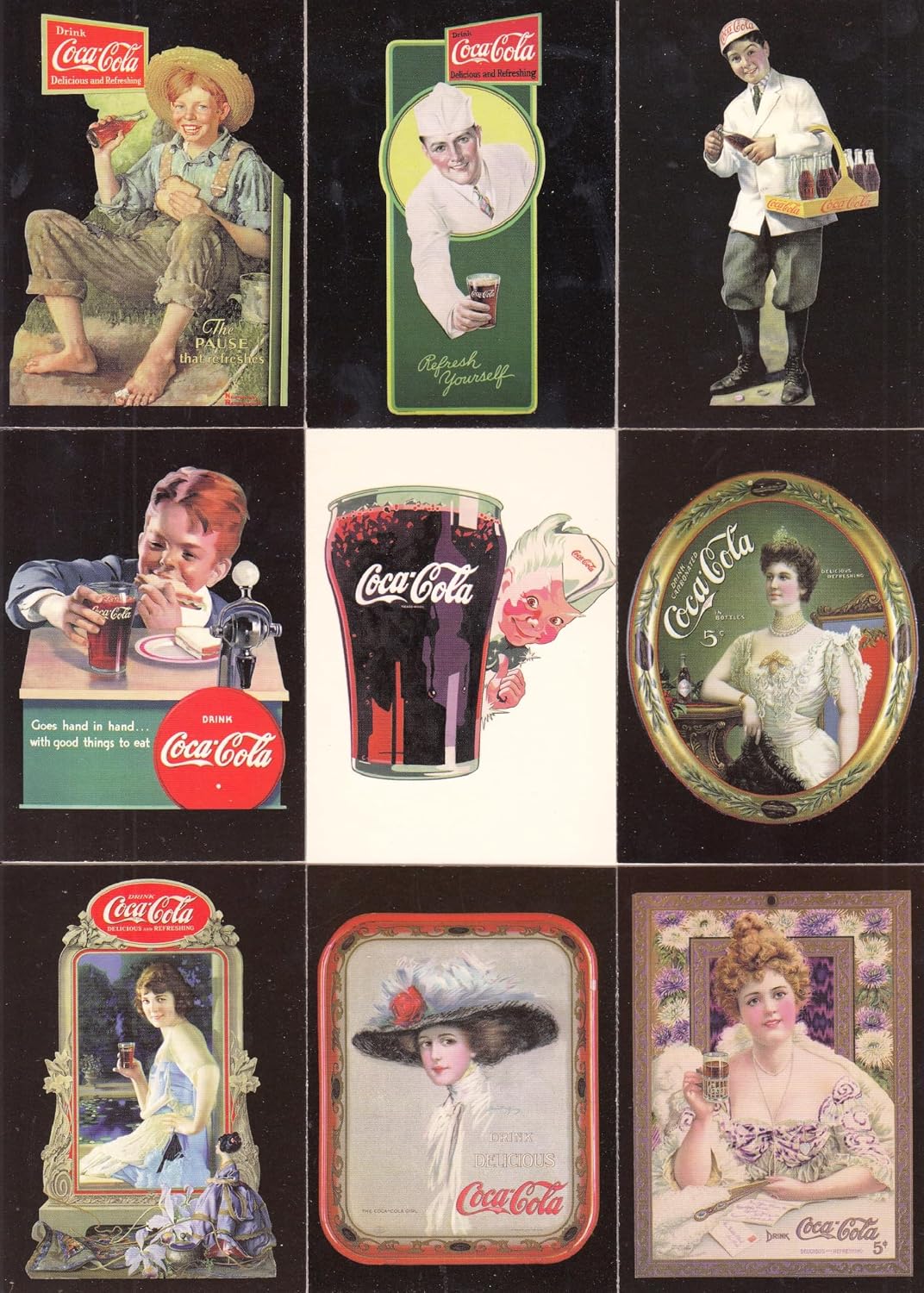 THE ART OF COCA COLA 1999 COMIC IMAGES COMPLETE BASE CARD SET OF 70 at ...