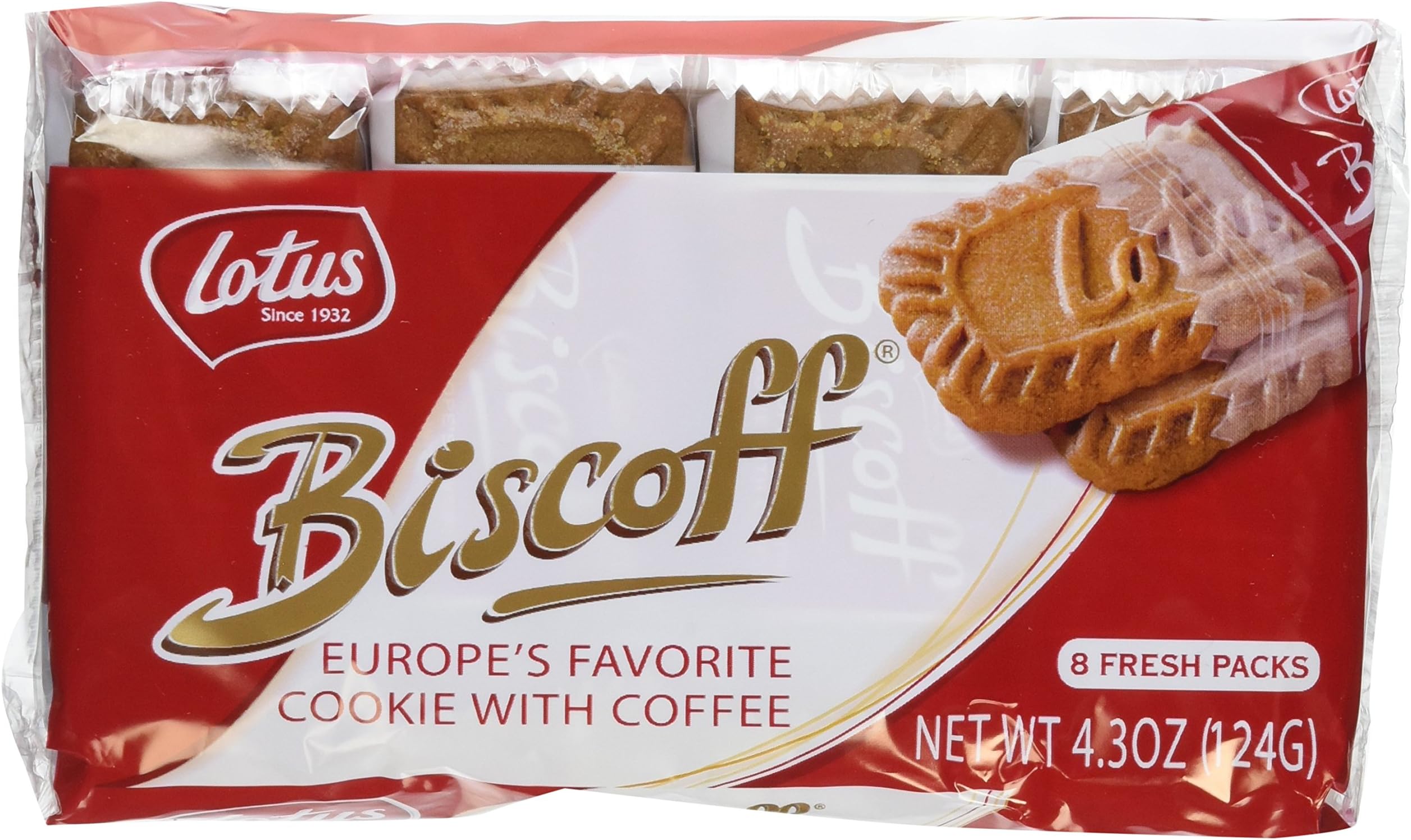 Amazon.com: 14 Fresh Pack of Biscoff Cookie Two Pack, 7.65oz