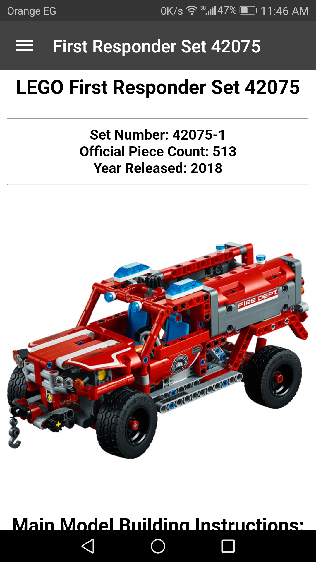 Technic Bricks Instructions 2018 - App on Amazon Appstore