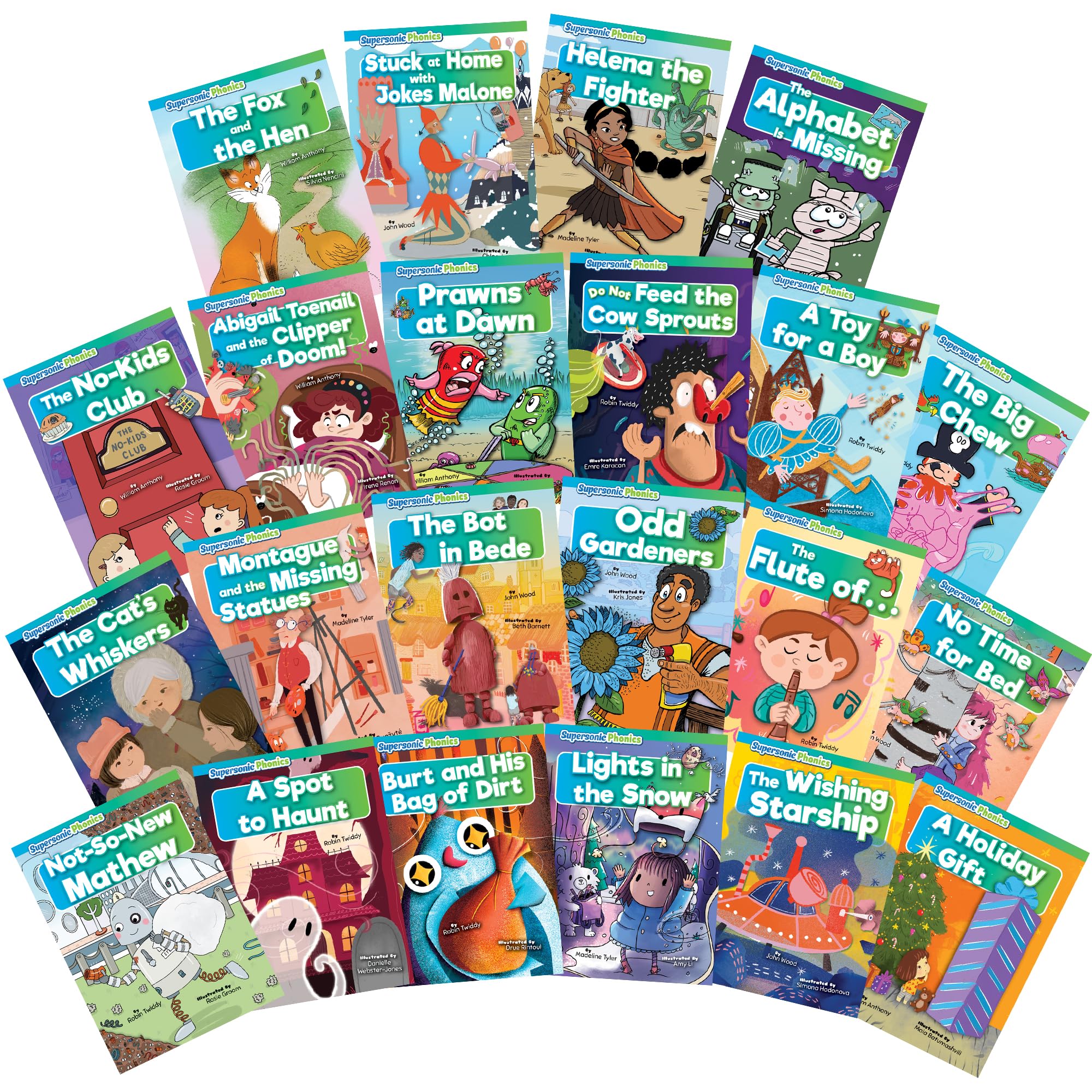 22 Title Book Bundle - Decodable Reading for Grade 2, Fiction ...