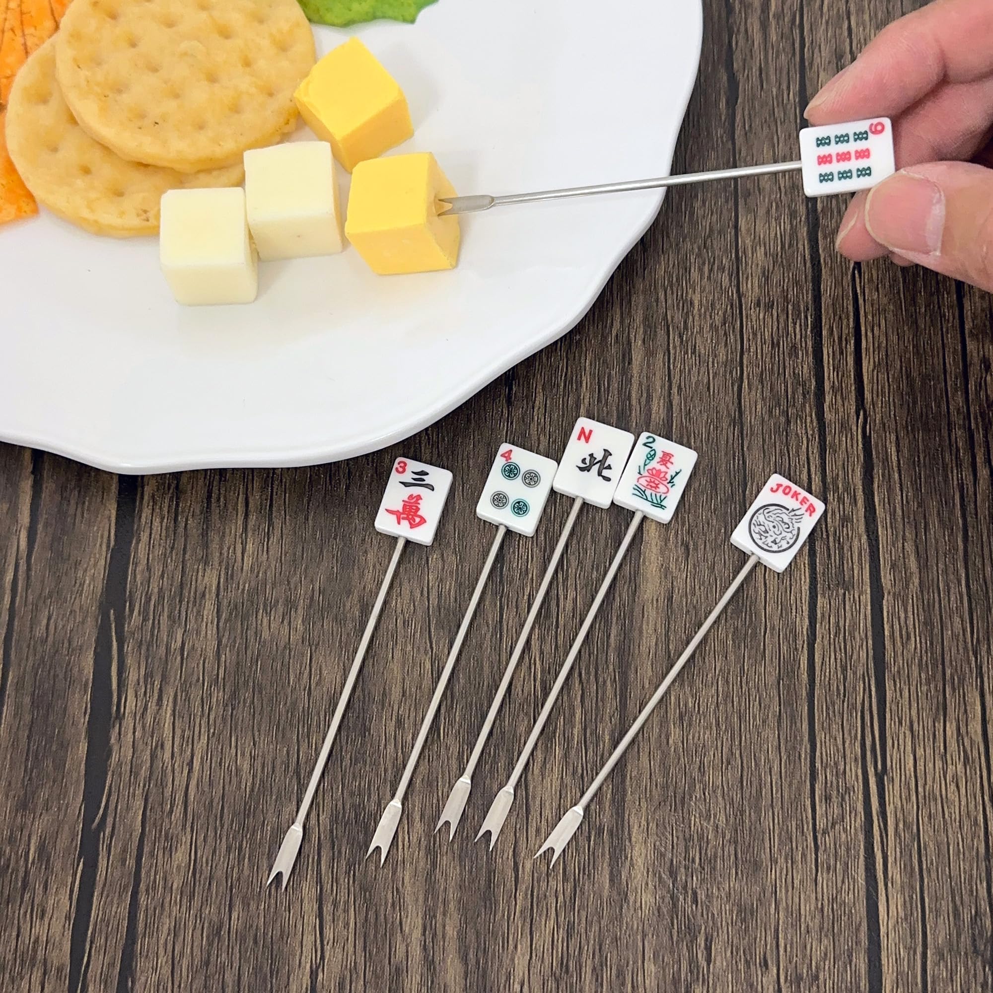 Snapklik.com : Supreme Housewares Mahjong Cocktail Picks, 6-Piece ...