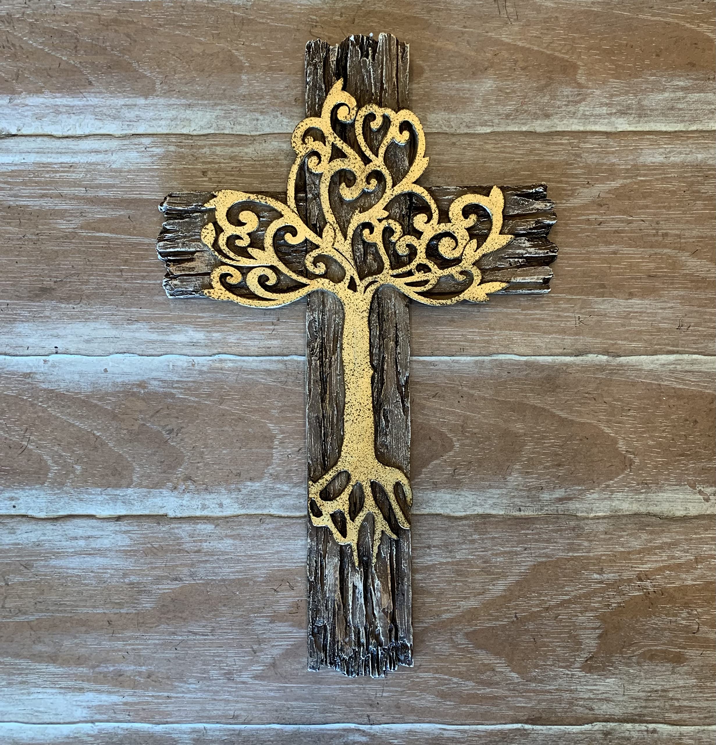 Layered Decorative Wooden Crosses