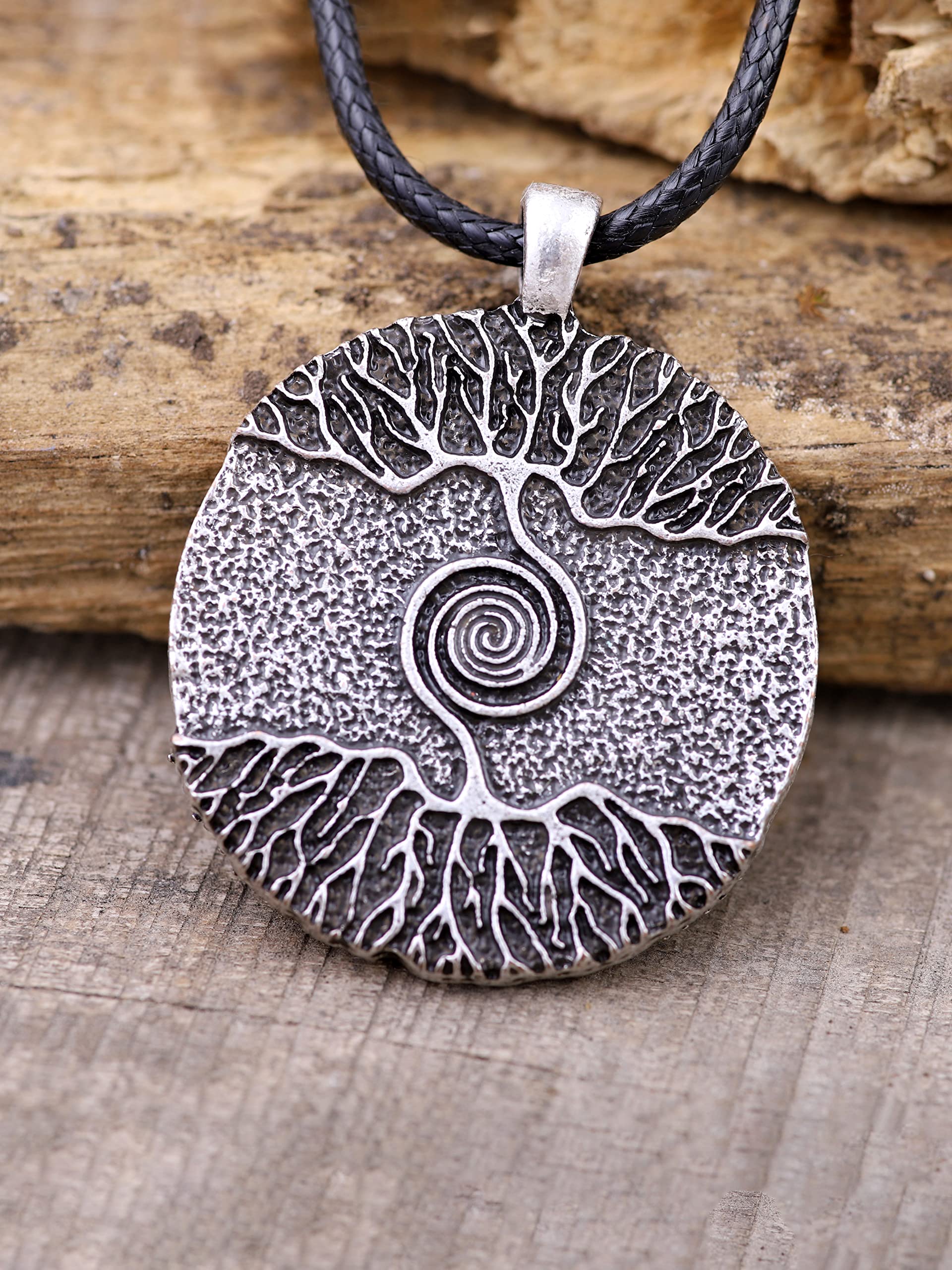 Snapklik.com : Yggdrasil Necklace, Viking Norse Tree Of Life Medallion ...