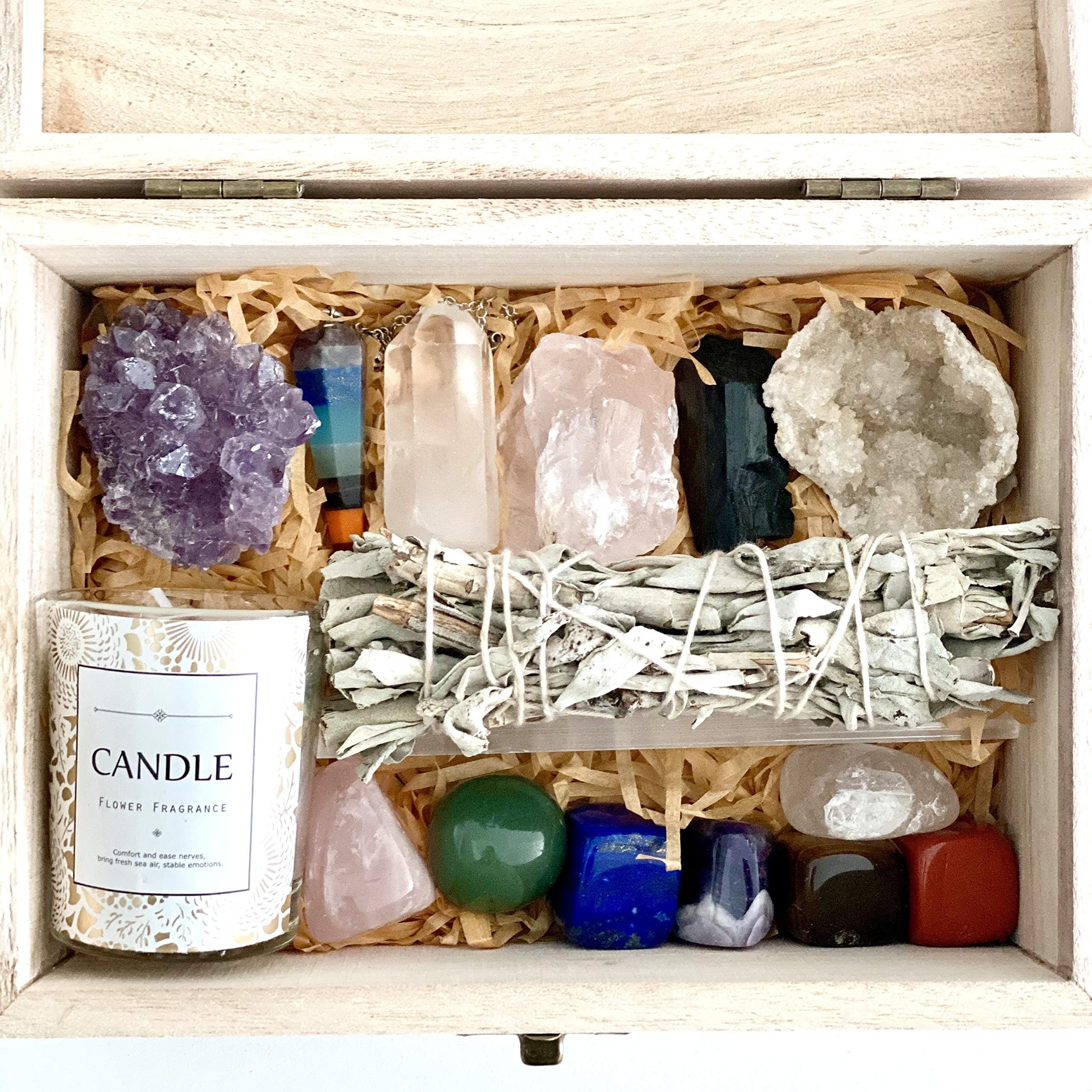 Amazon.com: BALGELI Spiritual Self Care Energy Gift Set, Chakra ...