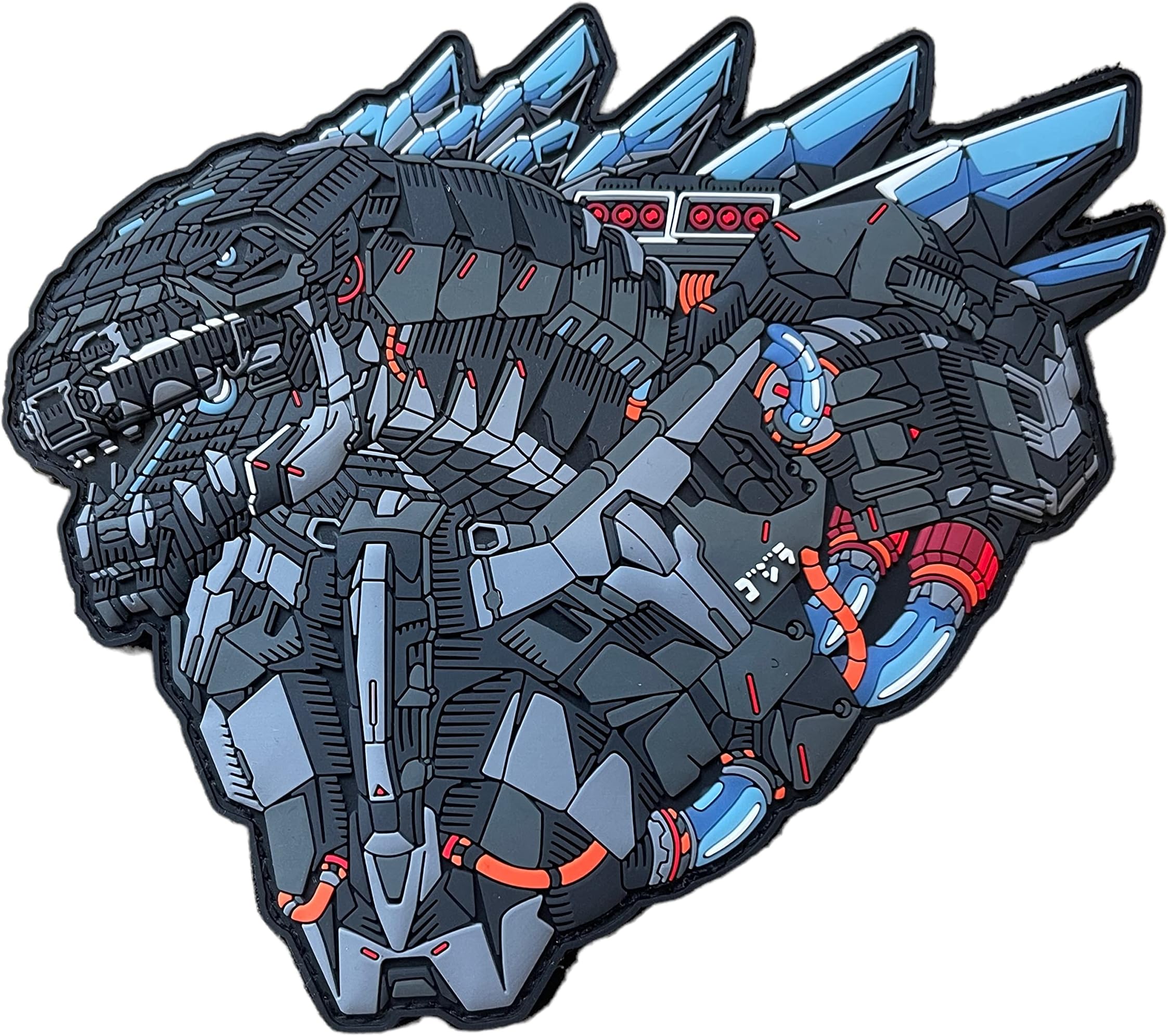 Amazon.com: PATCHLAB Robo Gun Rubber Dinosaur Mecha Robot Cyberpunk Morale Patch 6" : Arts ...