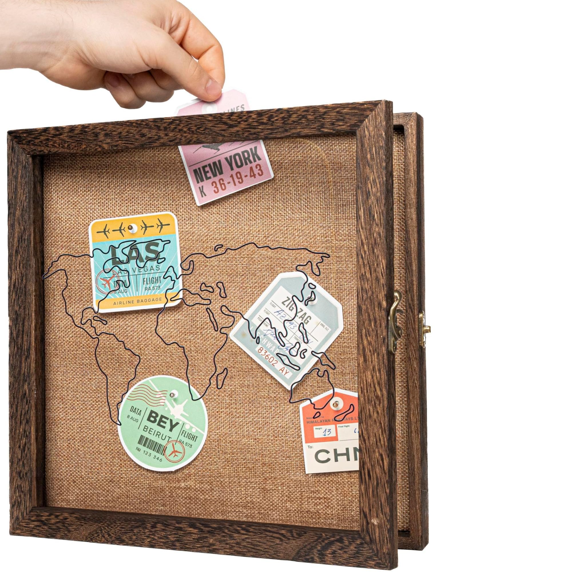 Amazon.com - Adventure Archive Box - 12x12 Travel Keepsake Shadow Box ...
