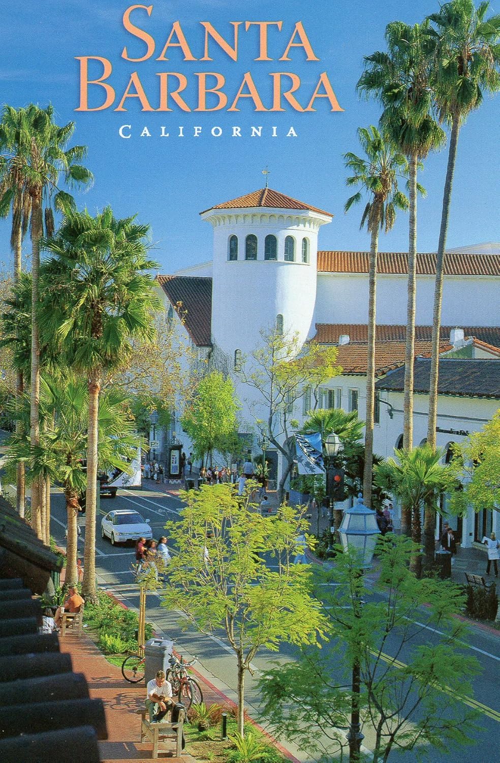 Amazon.com : SBPC 32-07H DOWNTOWN SANTA BARBARA. A view along State ...