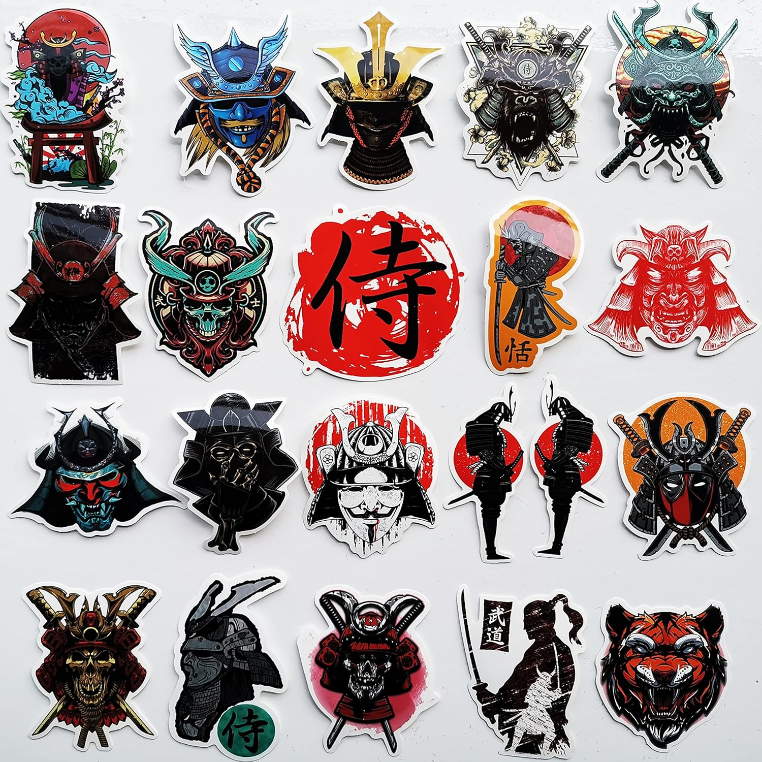 Amazon.com: Generic 65Pcs Samurai Sticker for Car Bumper Japan Samurai ...