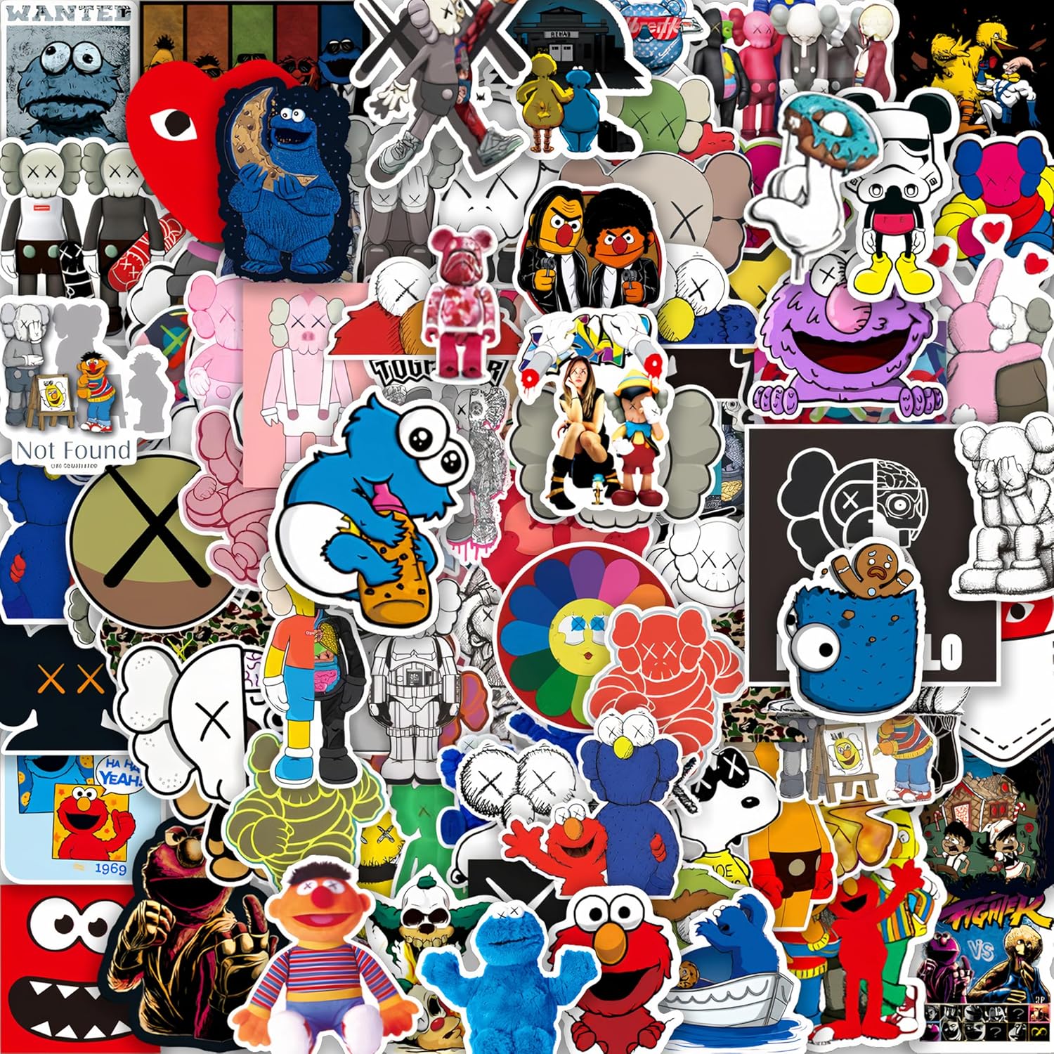 Amazon.com: 135 PCS Cool Stickers, Hype Fashionista Stickers, Morden ...