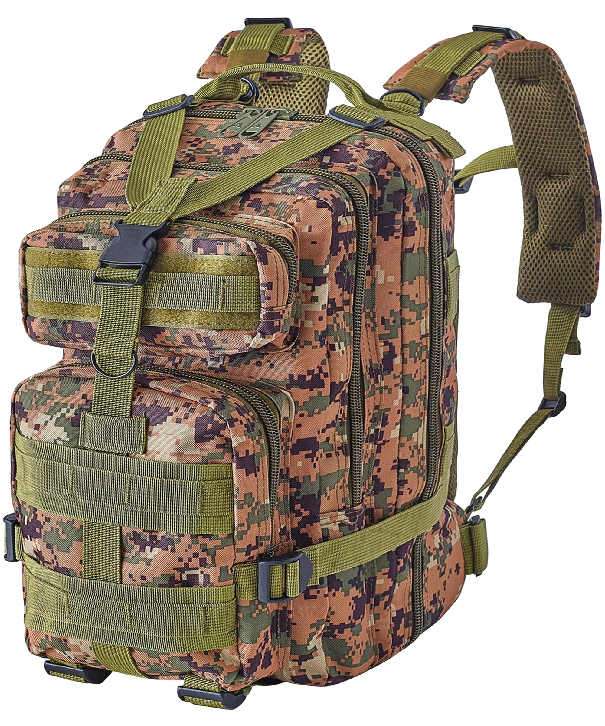 Military Rucksack – Tactical Backpack with MOLLE Modular Design – 25L ...