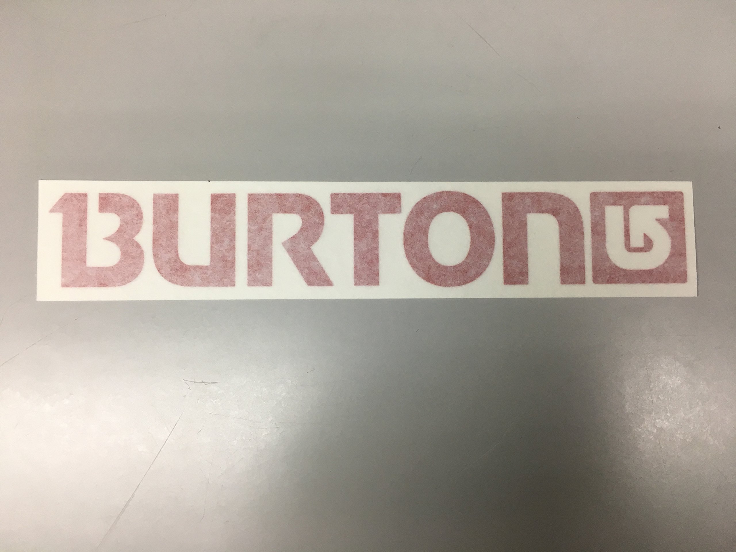 Amazon | Burton Horizontal Logo Sticker (RED) | シール・ステッカー | おもちゃ