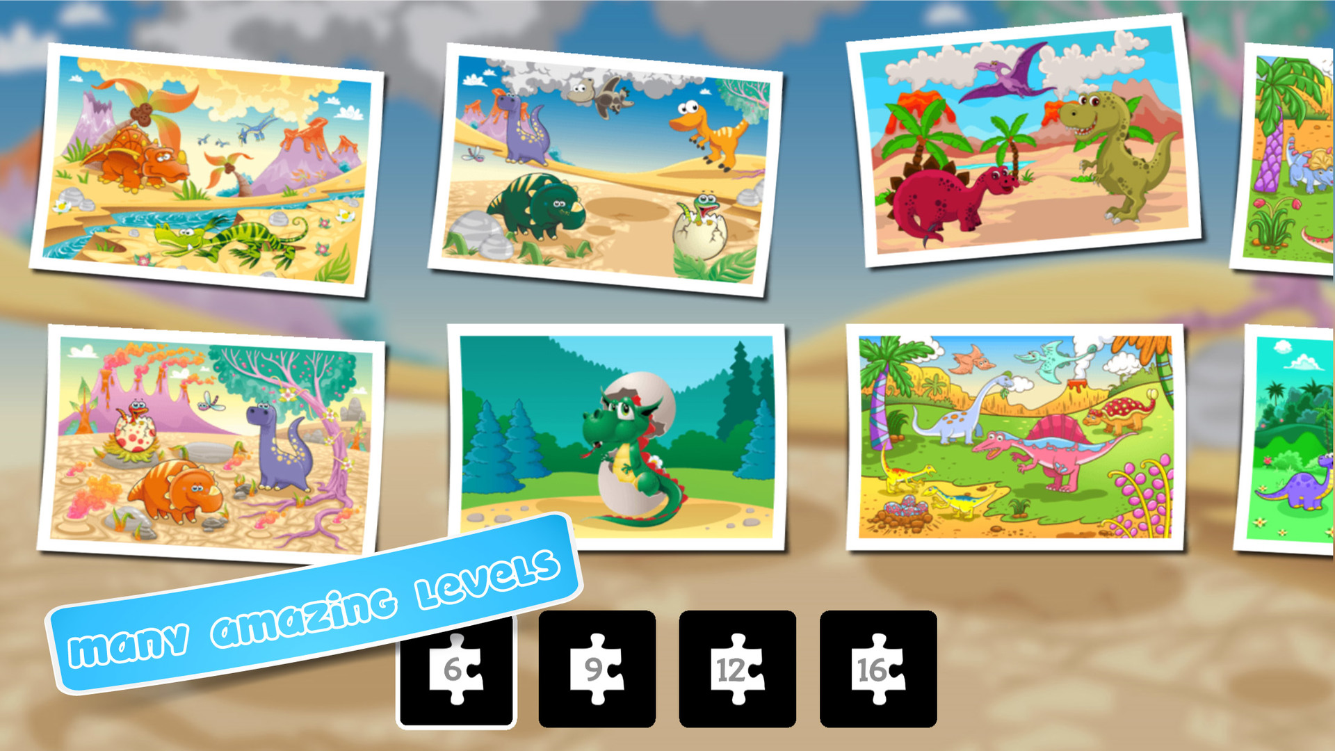 Dinosaur Jigsaw Puzzles for Kids - Fun and Educational Dinos Puzzle ...