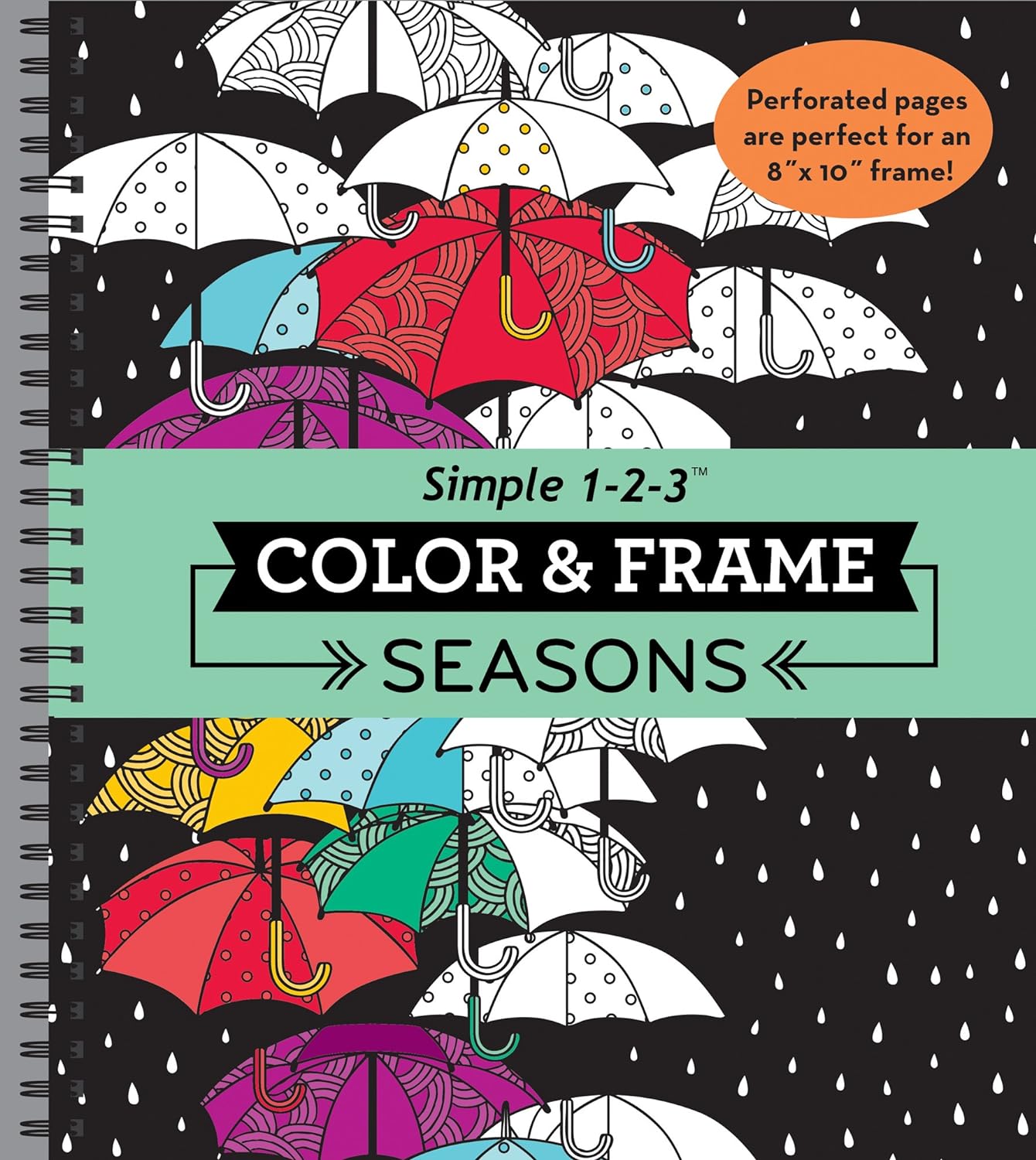 Color & Frame - Seasons (Adult Coloring Book): New Seasons ...