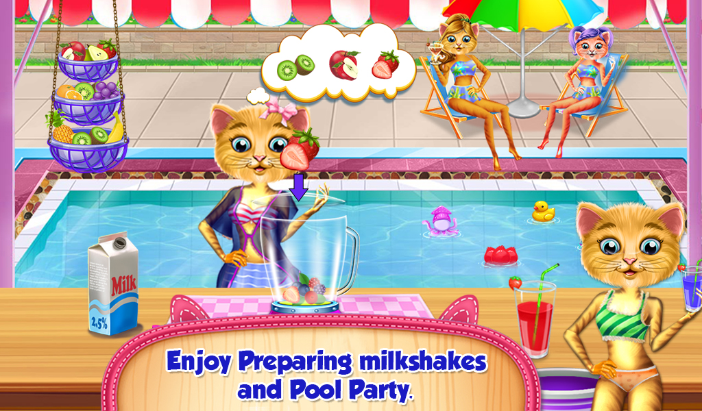Baby Kitty Swimming Pool Party - App on Amazon Appstore