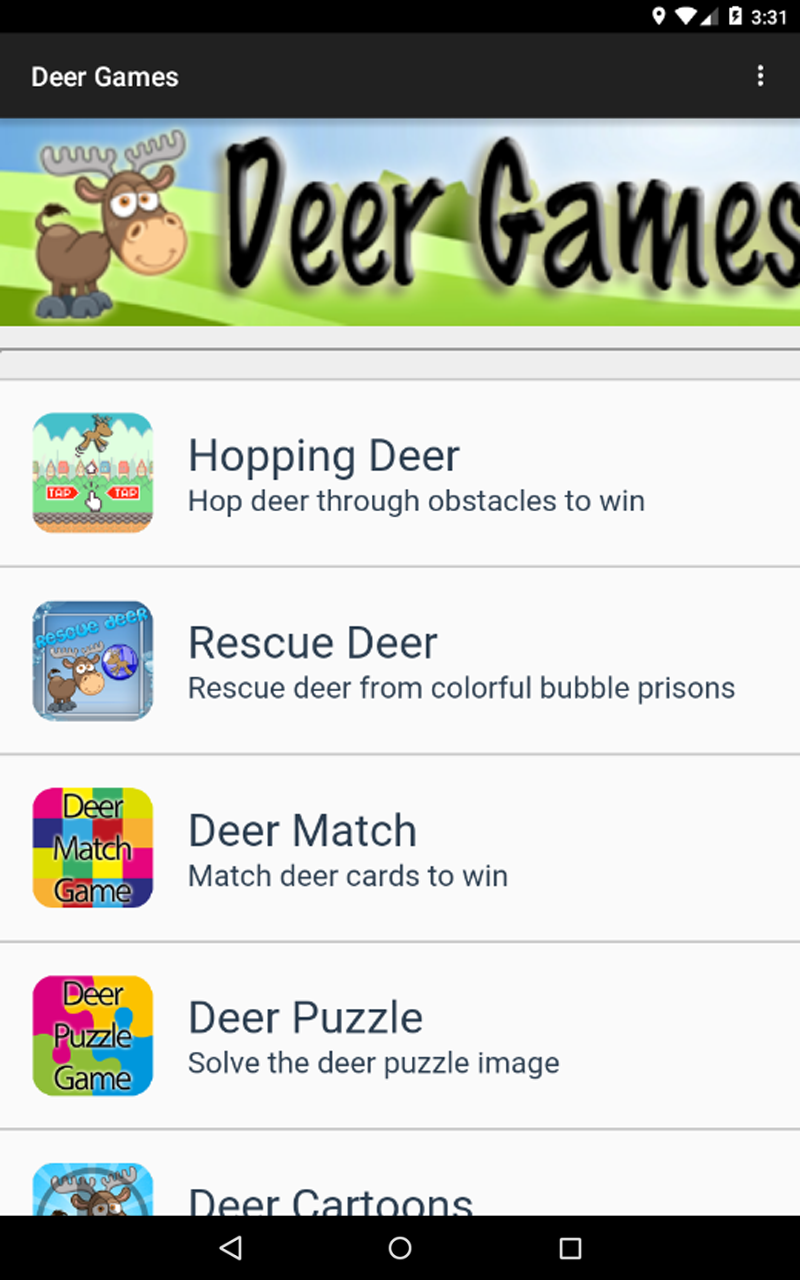 Deer Games for Kids Free - App on the Amazon Appstore
