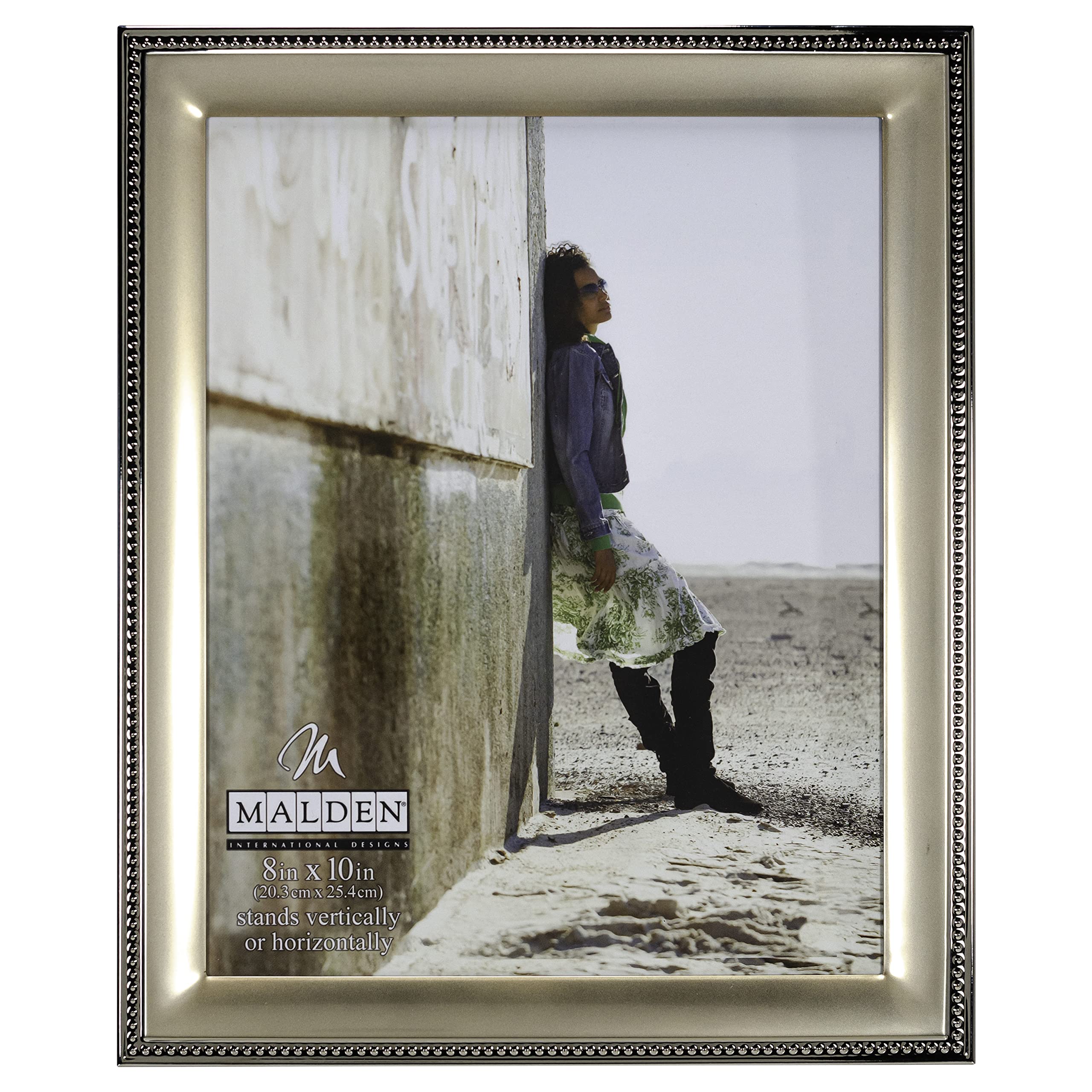 Amazon.com: Malden International Designs Classic Gold Metal With Silver ...