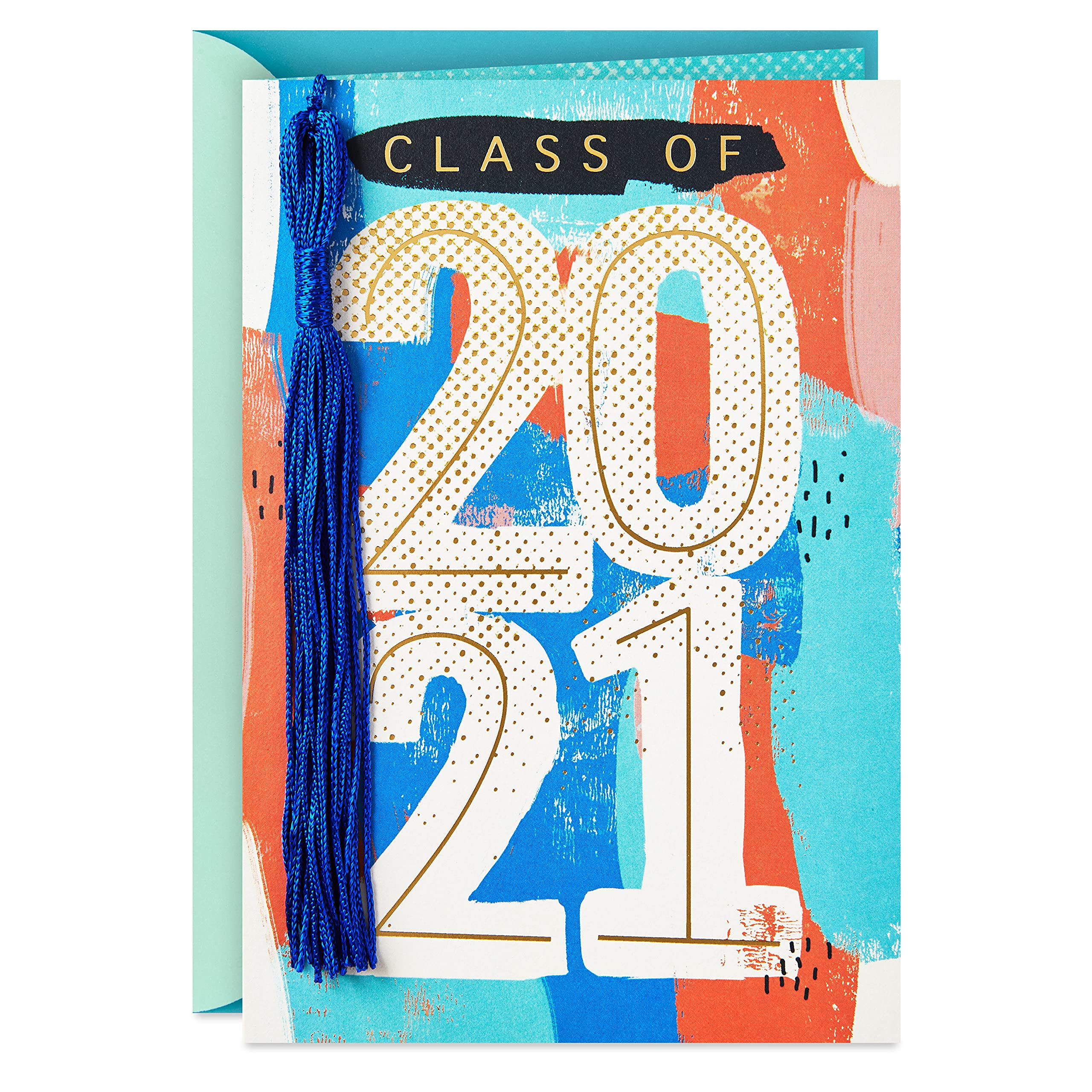Amazon.com: Hallmark Graduation Card (Tassel, Class of 2021)