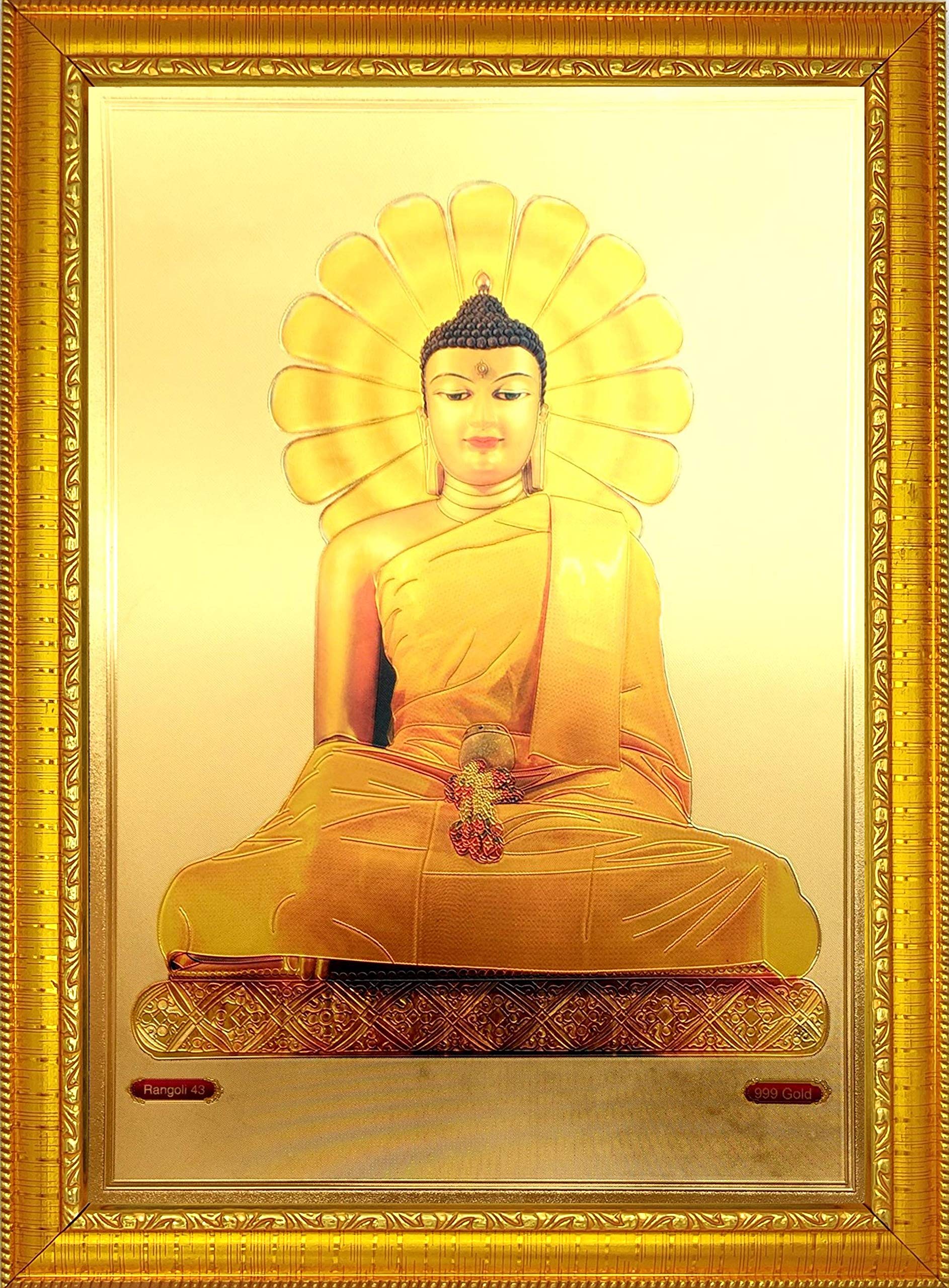 Buy ADA Handicraft Hindu Lord Goddess God Religious Framed Painting for ...