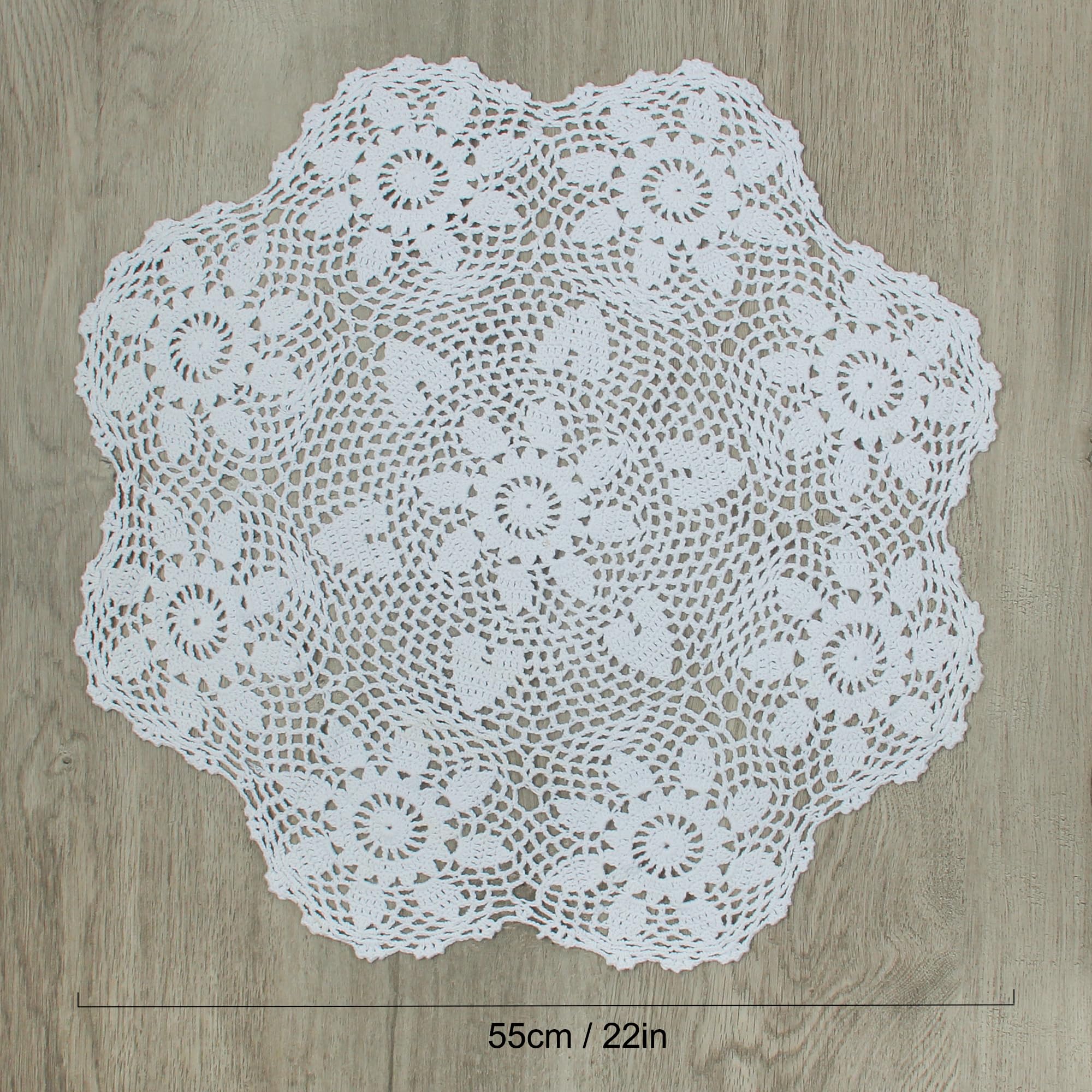 Snapklik.com : Kilofly Handmade Crochet Cotton Lace Table Sofa Doily