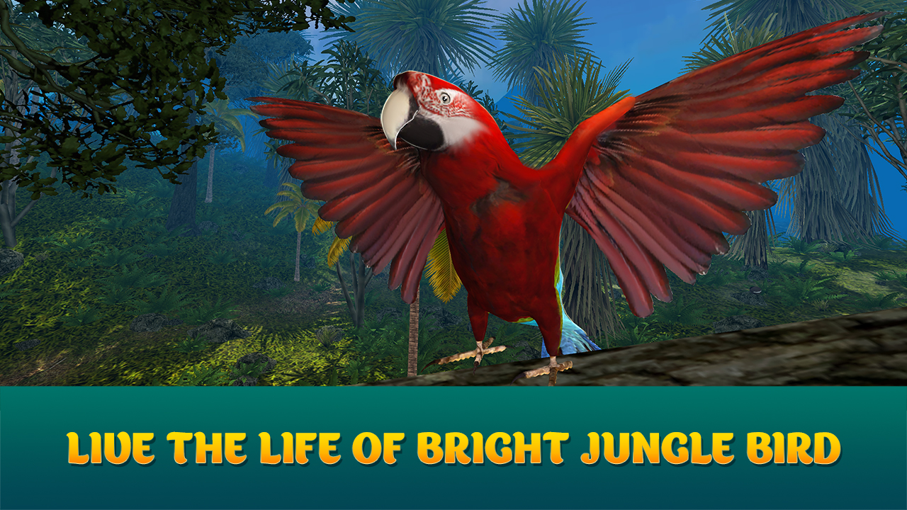 Aplicación Macaw Parrot Simulator 3D: Clan of Birds Evolution | Animal ...