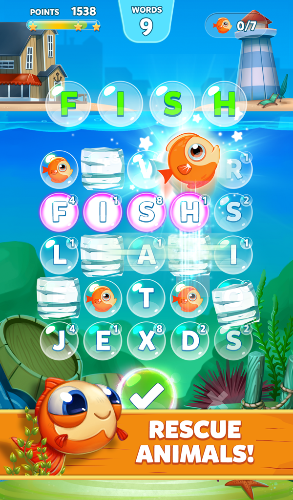 Bubble Word Games! Search & Connect Word & Letters - App on Amazon Appstore