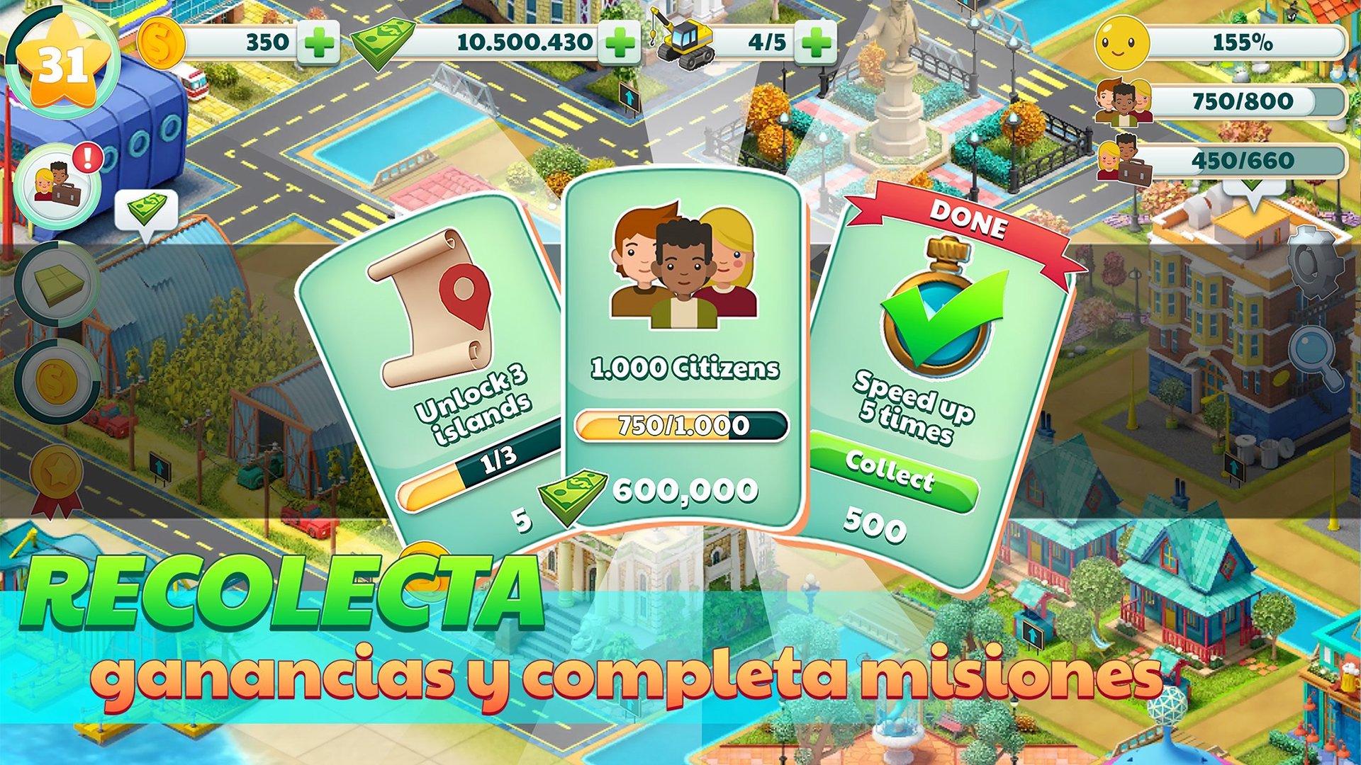 Aplicación Town City - Village Building Sim Paradise Game 4 U en Amazon ...