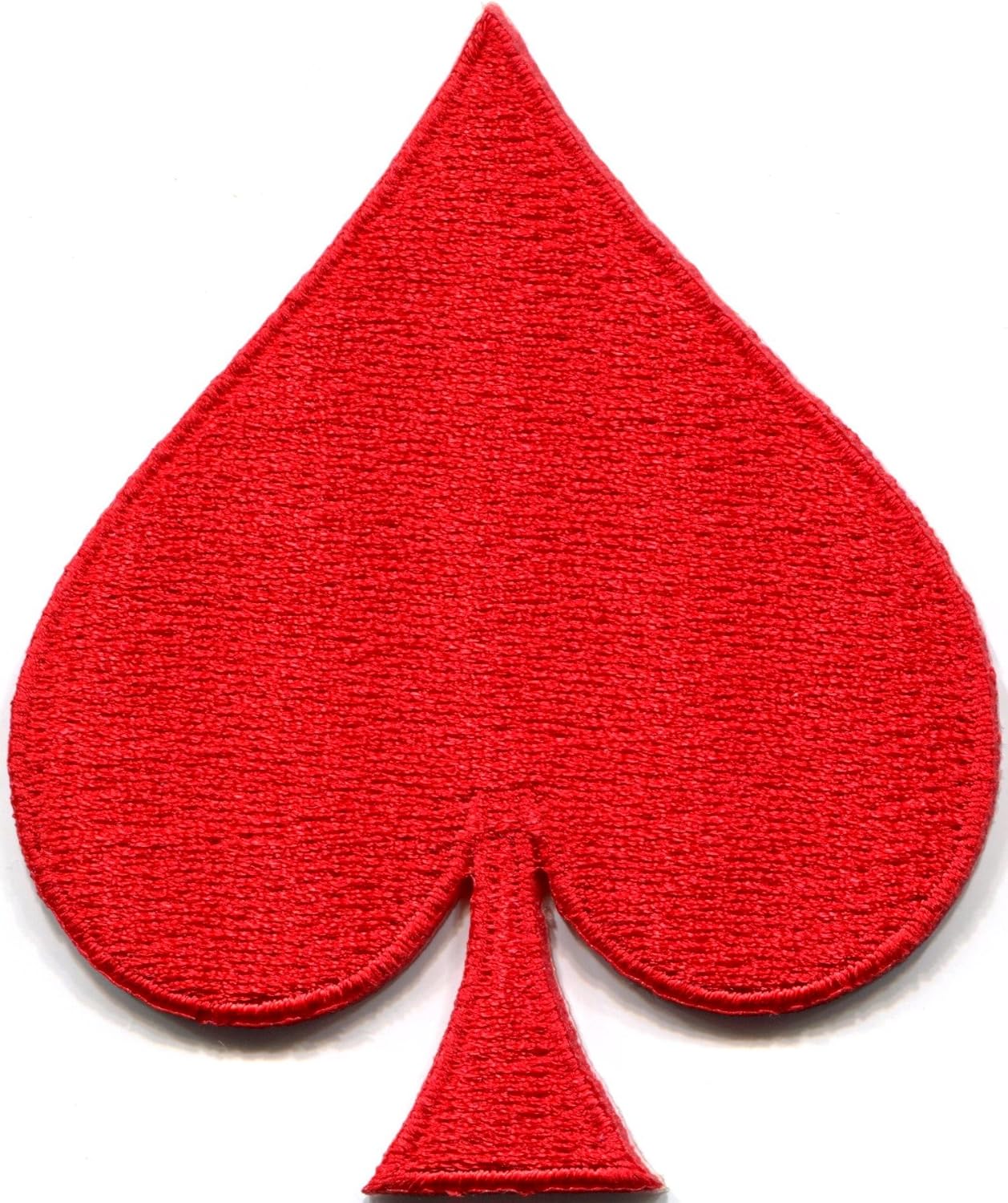 Amazon.com: Red Spades Suit Playing Cards Biker Retro Poker Las Vegas ...