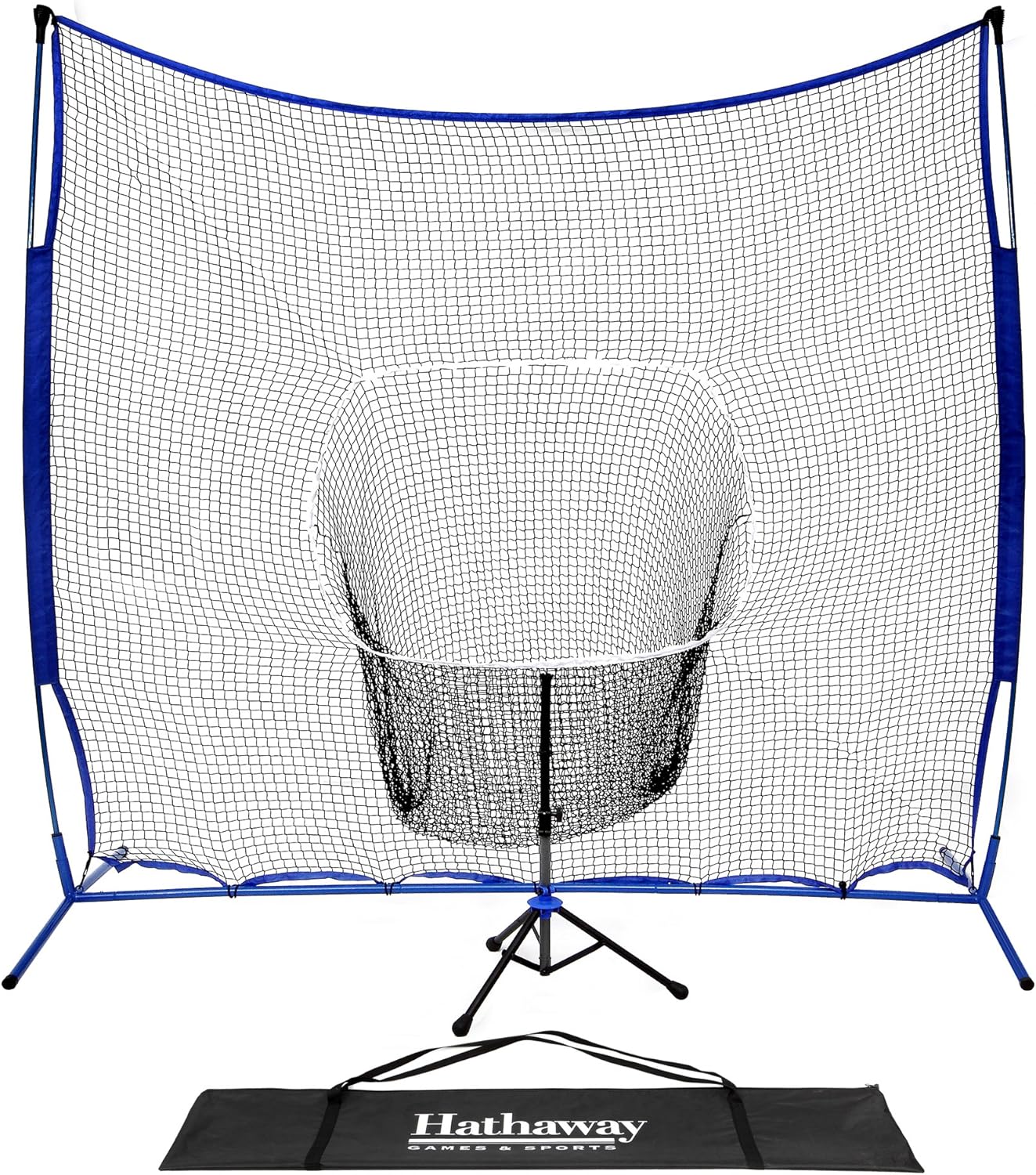 Amazon.com : Hathaway Powerstroke Baseball Hitting Net System with ...