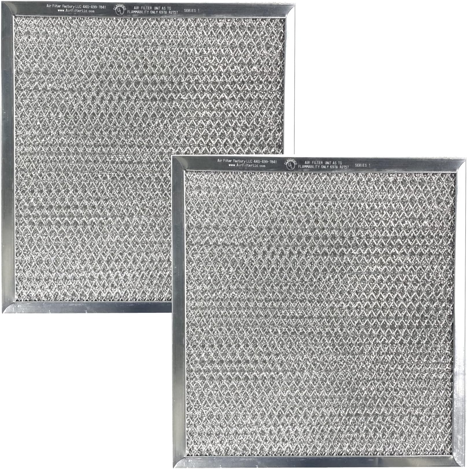 Amazon.com: 2-Pack Air Filter Factory 9 X 9 X 3/8 Inches Range Hood ...