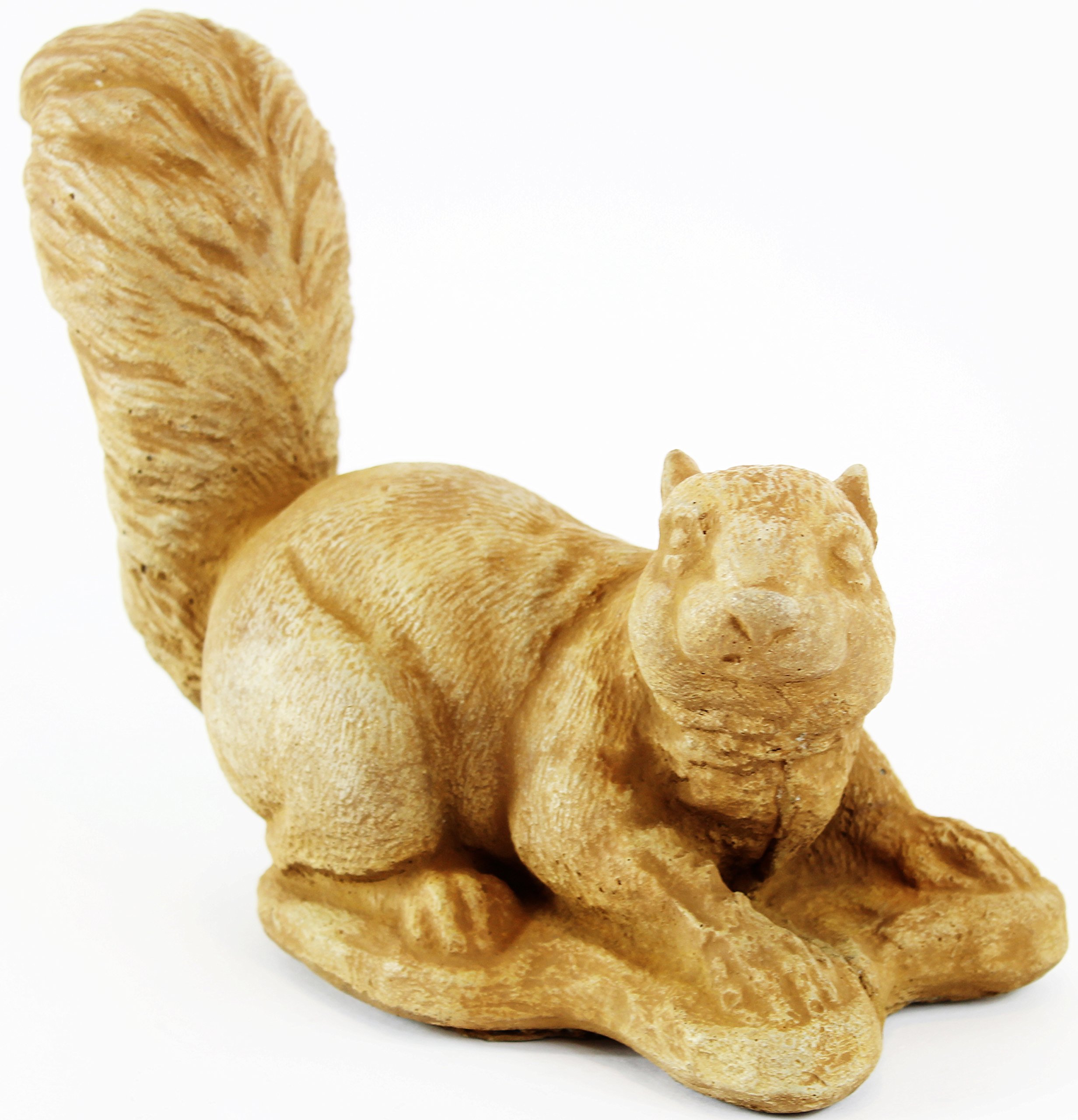 Amazon.com: Squirrel Statue Cement Home and Garden Statues Cast Stone ...