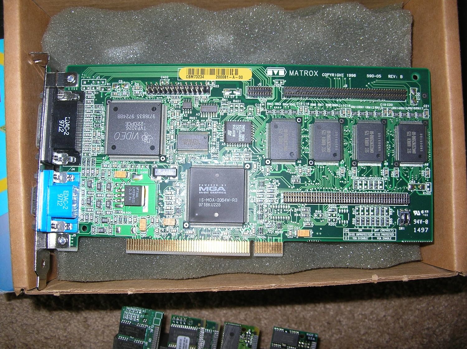 Amazon.com: MATROX - MATROX MGA-MIL/4BN PCI VIDEO BOARD : Electronics