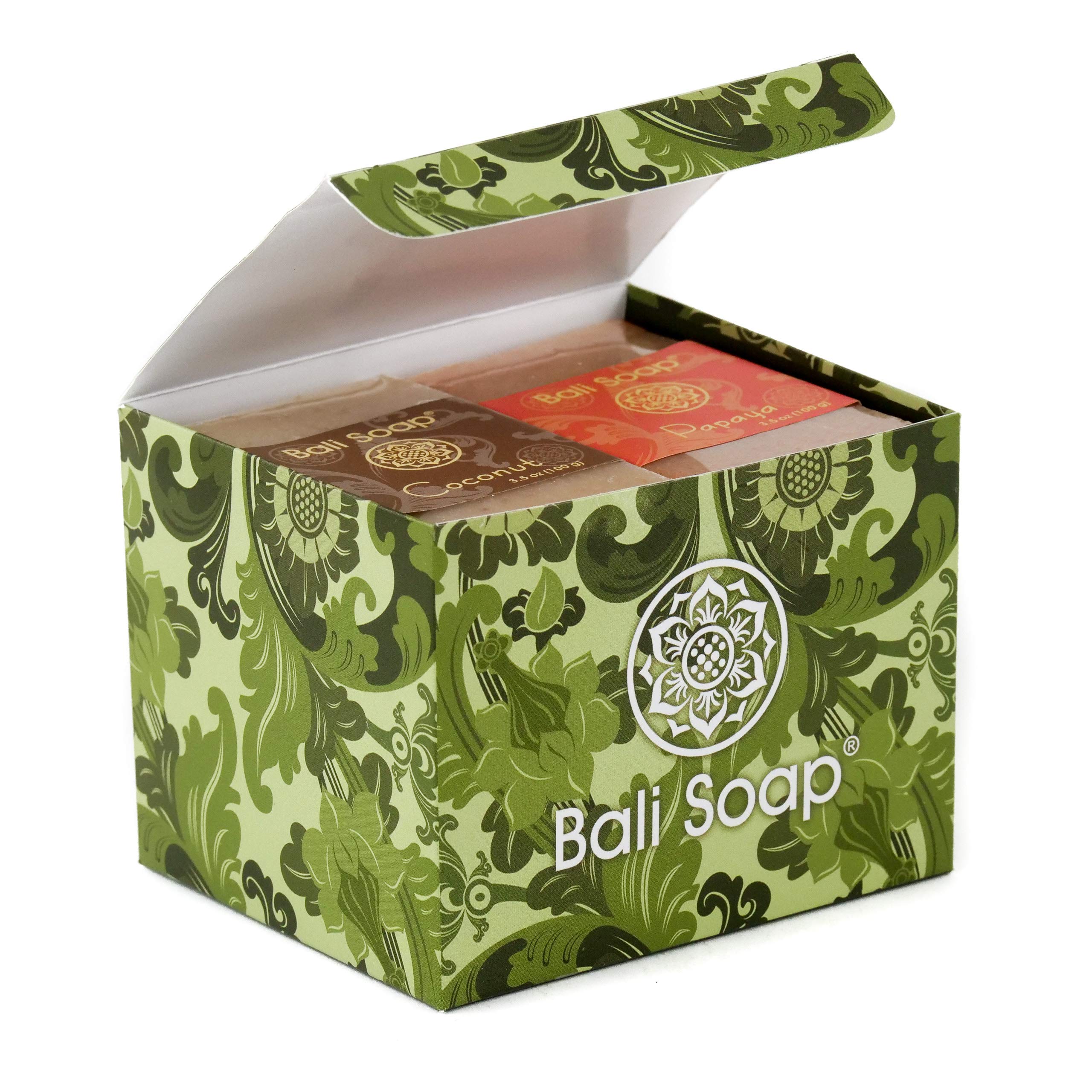 Bali Soap - Natural Soap Bar Gift Set, 6 pc Variety Pack, for Men ...