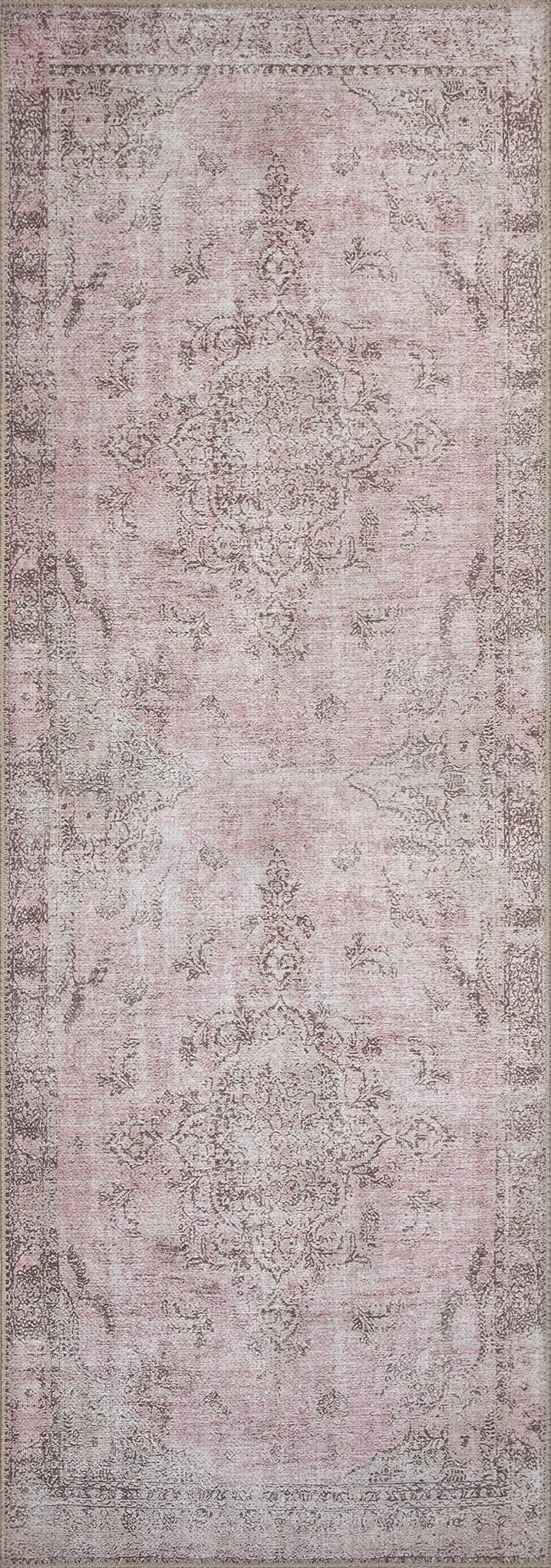 Adiva Rugs Machine Washable Area Rug with Non Slip Backing for Living ...