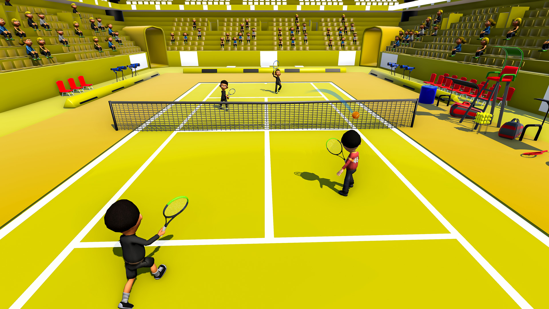 Real Stickman Tennis Sports Multiplayer Game - Mini Tennis Game For ...