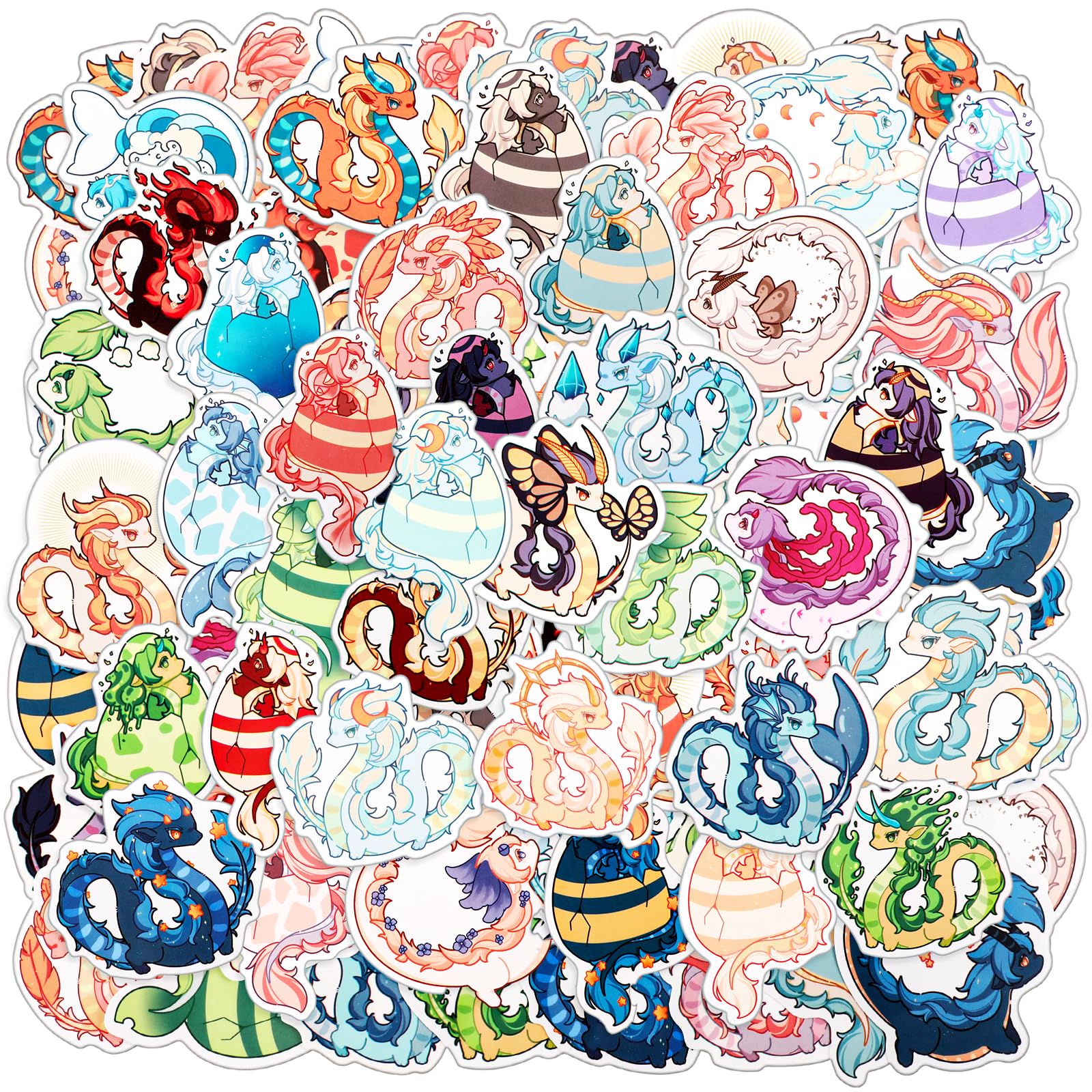 Snapklik.com : 200 Pcs Cute Dragon Stickers For Water Bottles ...