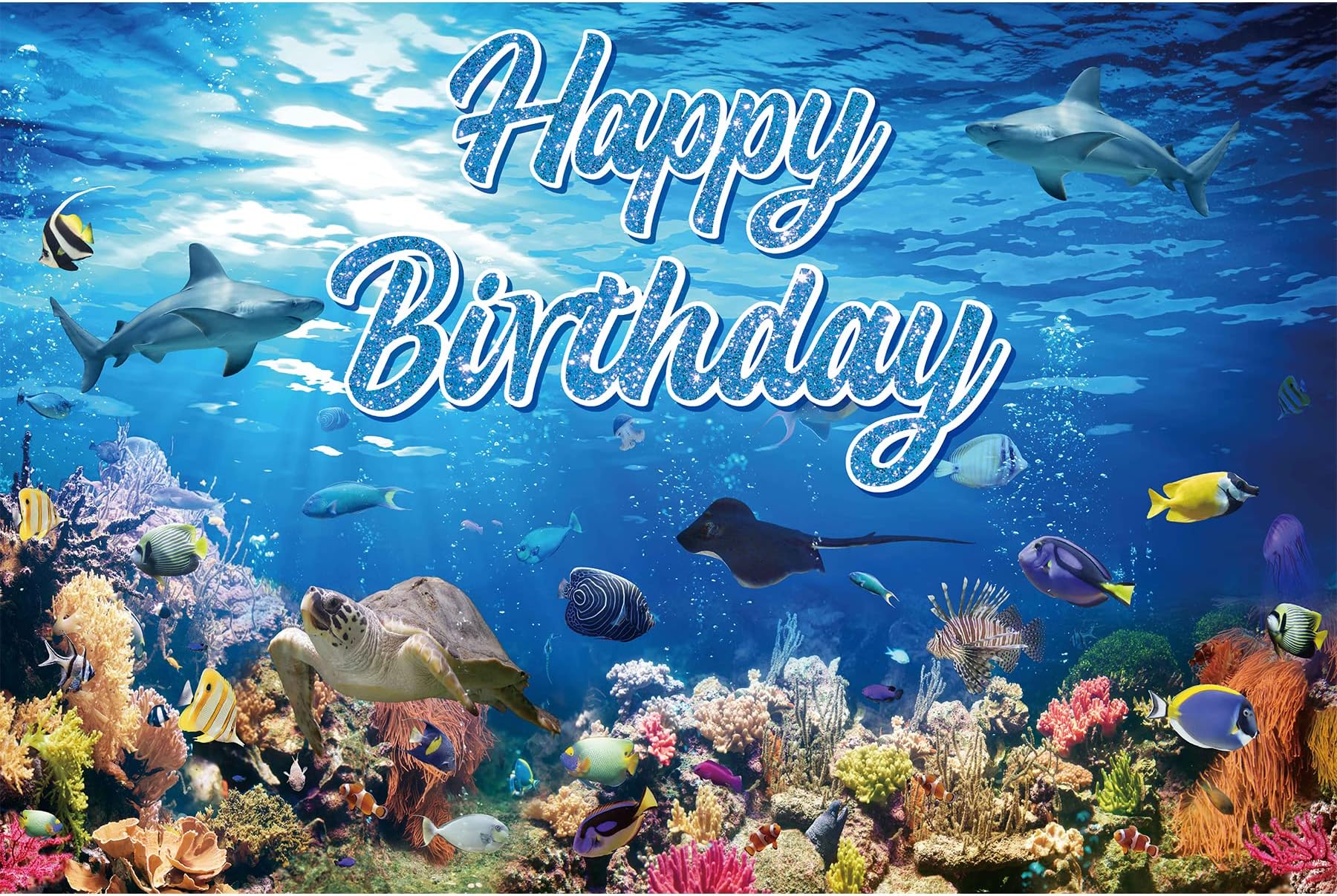 Amazon.com : Sensfun 7x5ft 3D Underwater World Photography Backdrops ...