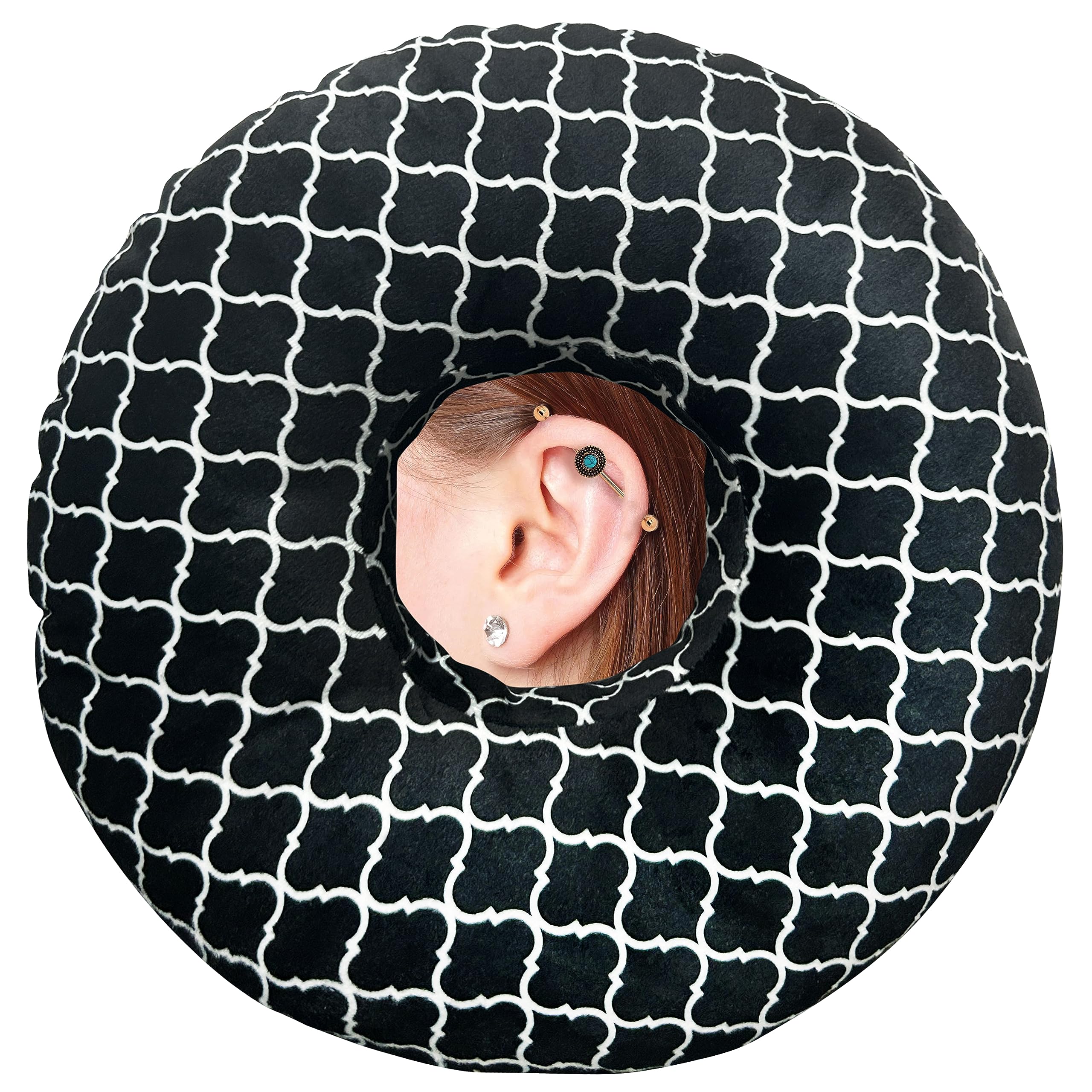 Amazon.com: BVOKQUC Ear Piercing Pillow for Side Sleepers Pillows with ...