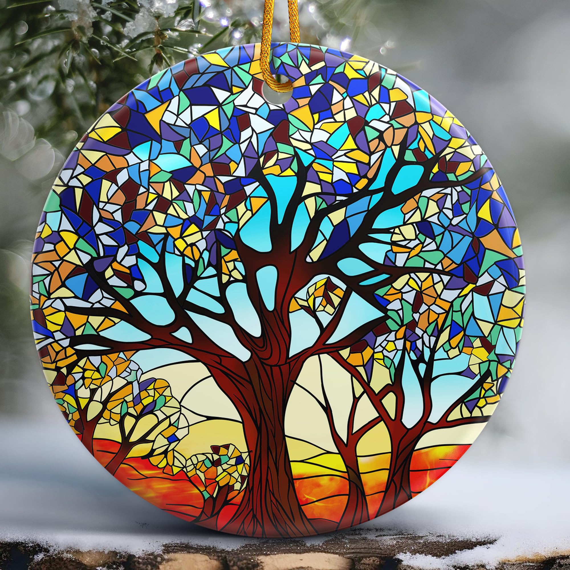 Amazon.com: GGEB Tree of Life Ornament,Christmas Ornaments,Tree of Life ...