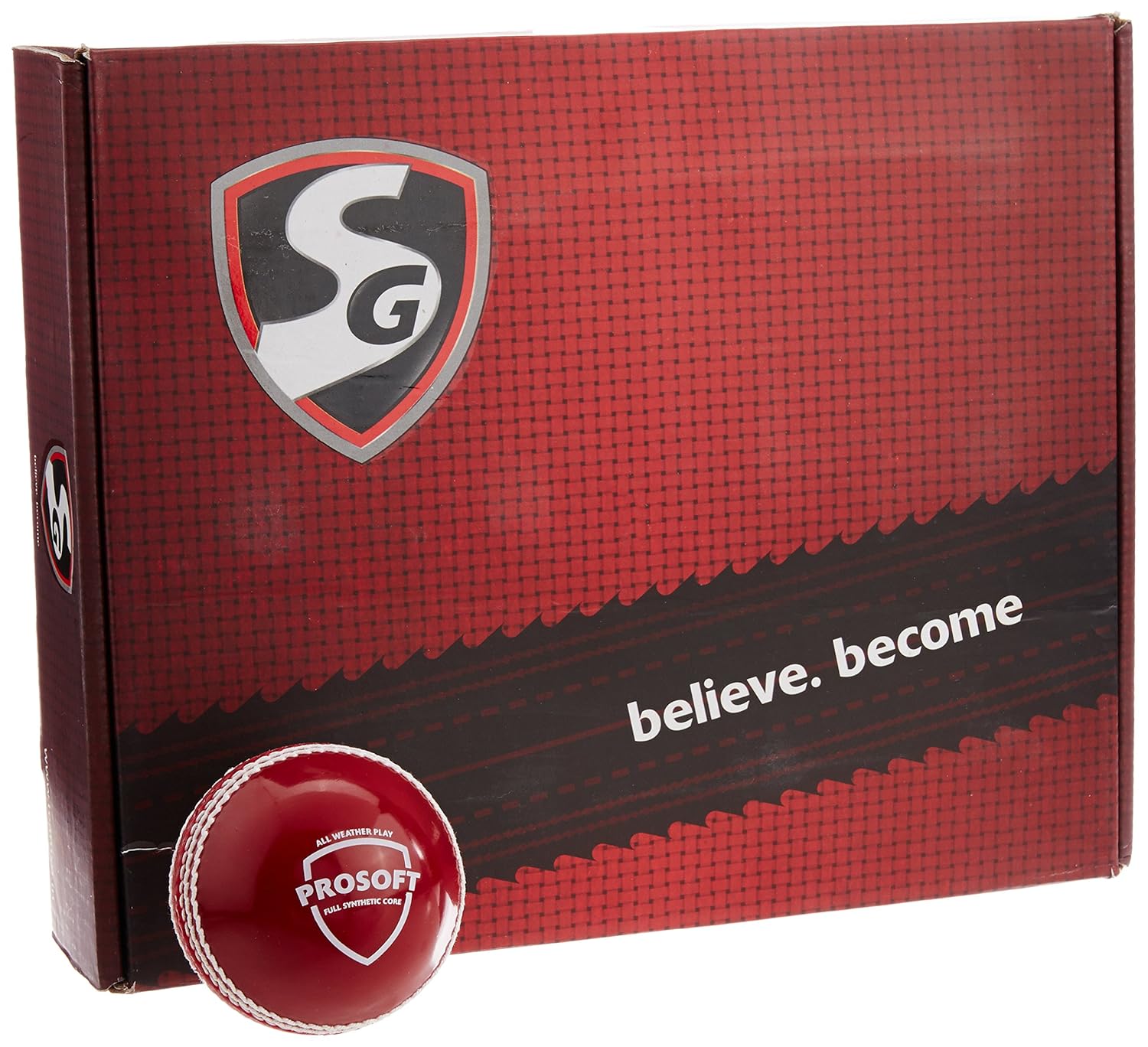 SG Prosoft Cricket Synthetic Balls | Color: Red | Size: Standard ...