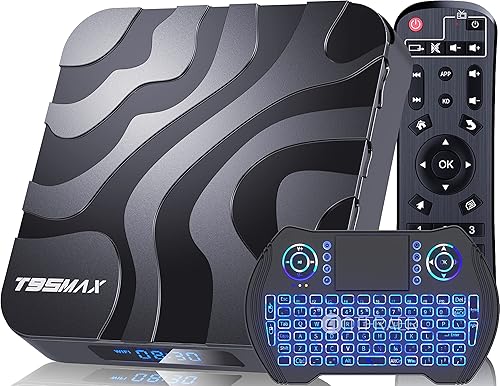Caja de TV Android 12.0, T95MAX Android TV Box H618 4GB 32GB Android ...