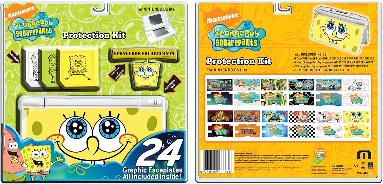 Meerkats Spongebob Protection Kit for DS Lite (Nintendo DS) : Amazon.co ...